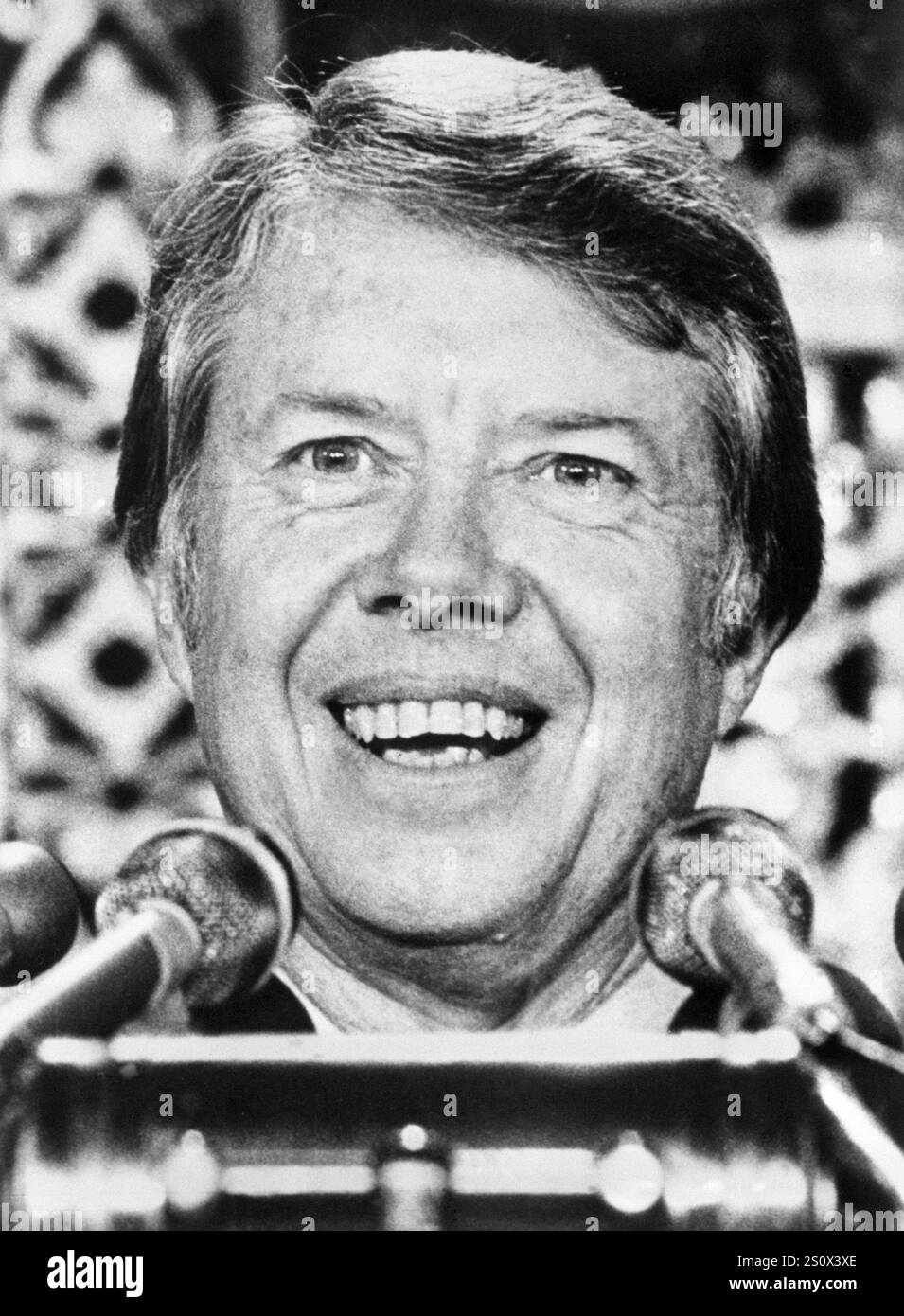 File photo dated 13/07/76 of Georgia peanut millionaire Jimmy Carter ...