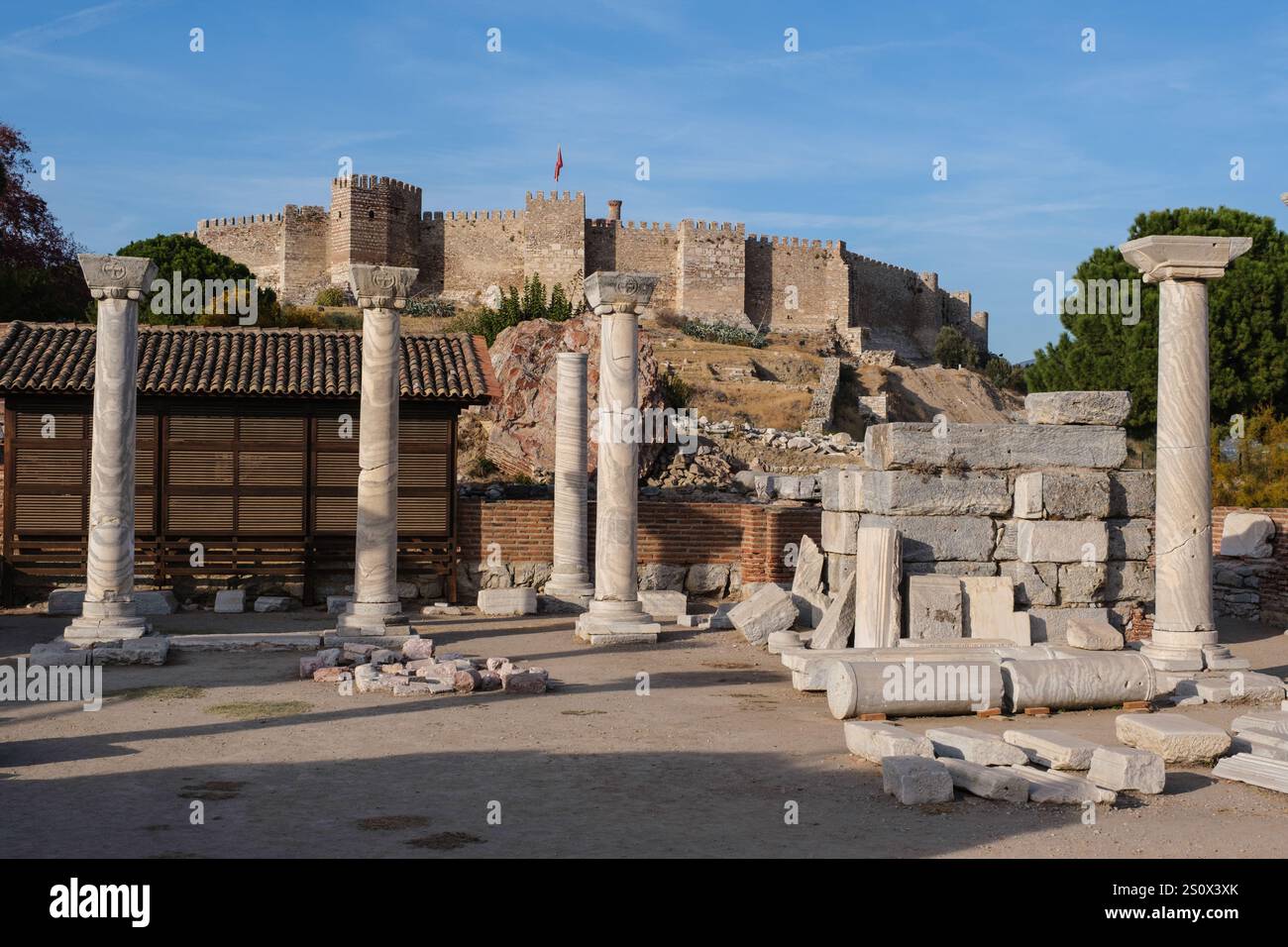 Selcuk, Turkey, Turkiye. Ruins of the Basilica of St. John. Byzantine ...