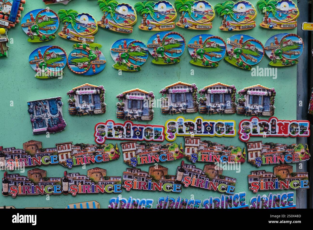 Turkey, Turkiye. Village of Sirince Refrigerator Magnet Souvenirs Stock ...