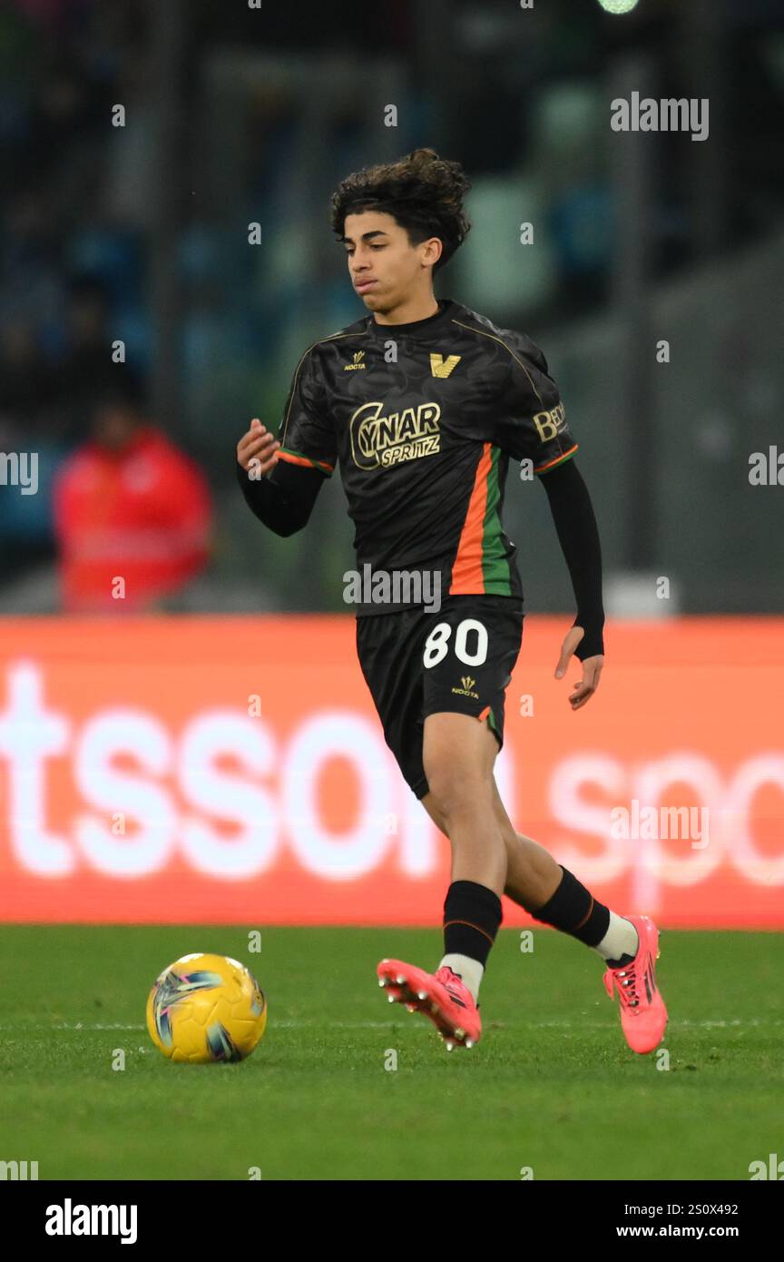 Naples, Italy. 29th Dec, 2024. Saad El Haddad of Venezia FC in action ...