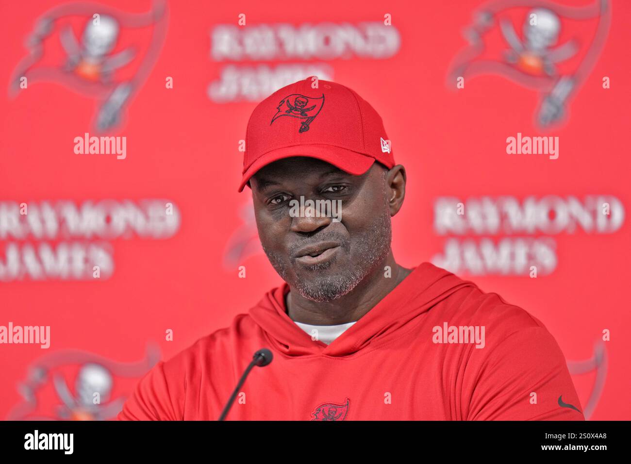 Tampa Bay Buccaneers head coach Todd Bowles after an NFL football game ...