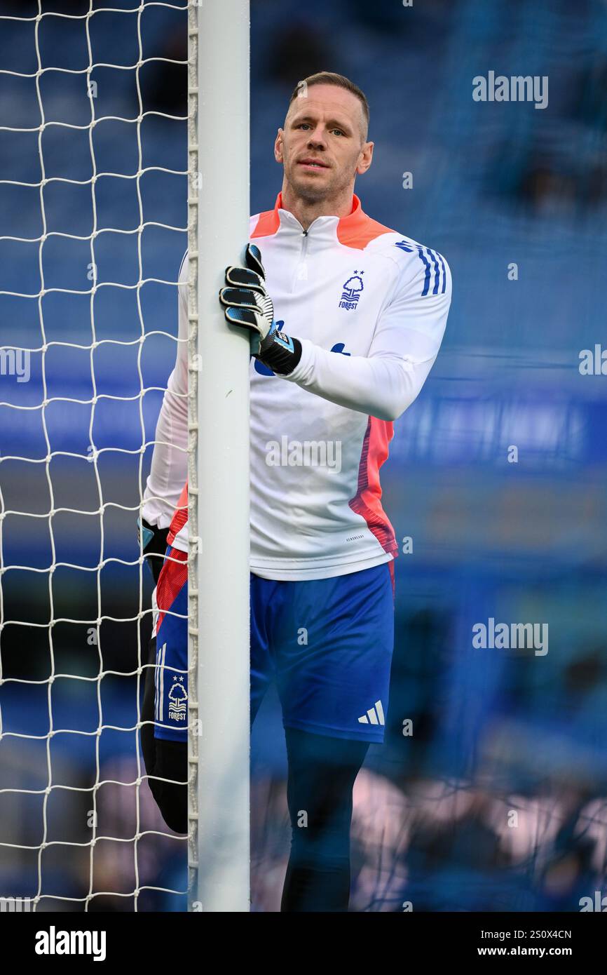 Matz Sels, Nottingham Forest goalkeeper during the Premier League match ...