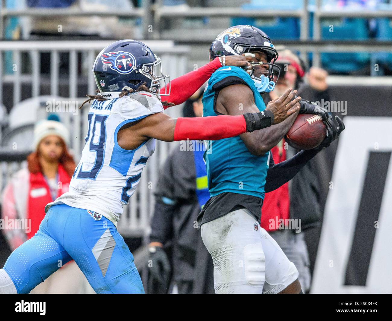 December 29, 2024: Tennessee Titans cornerback Jarvis Brownlee Jr. (29 ...