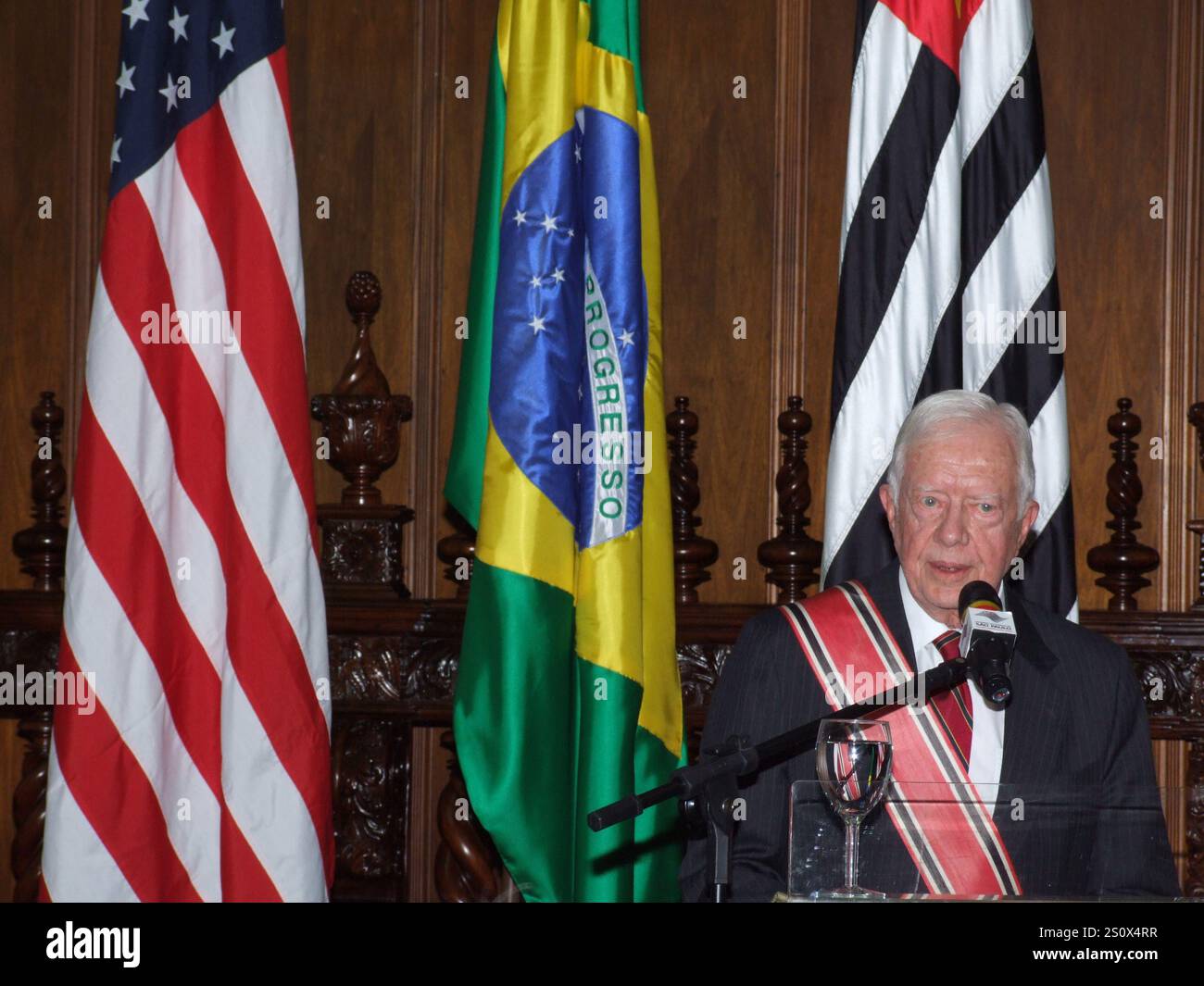 May 3, 2009, Sao Paulo, Sao Paulo, BRAZIL: Jimmy Carter, president of ...