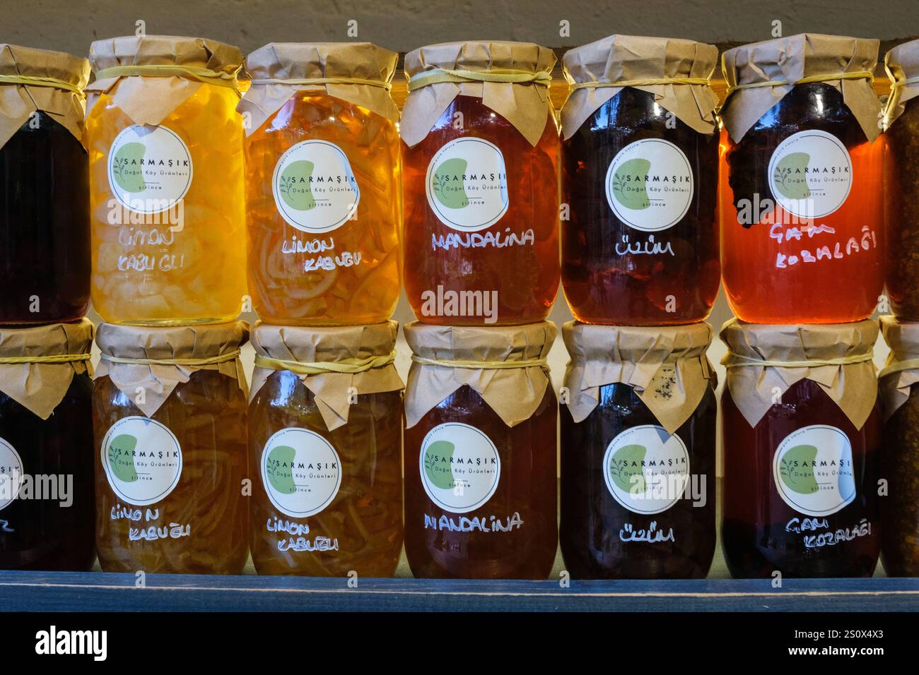 Turkey, Turkiye. Village of Sirince. Fruit Jam, Jelly, Marmalade for ...