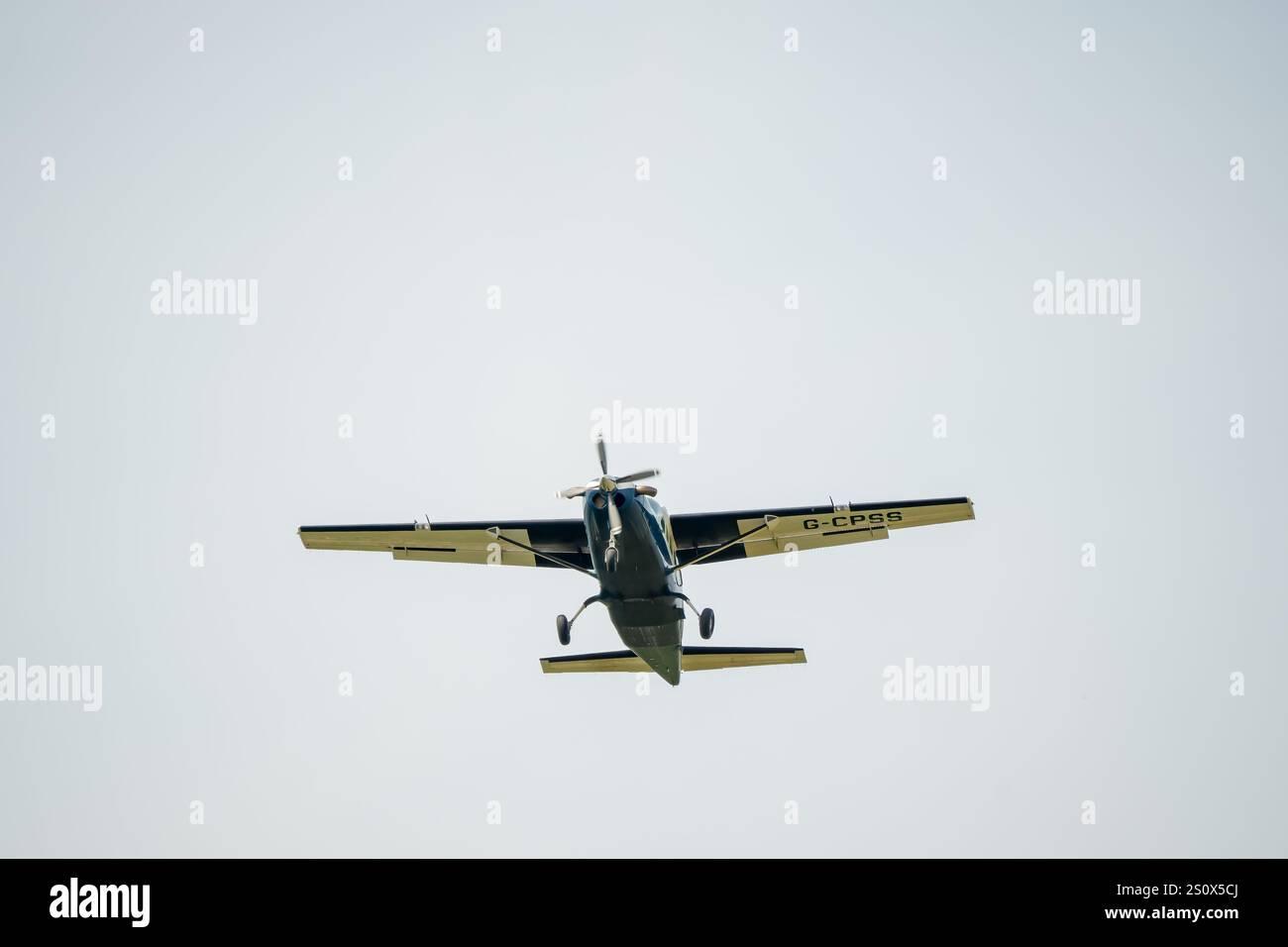 Cessna 208b Grand Caravan G-CPSS fixed wing aircraft climbing from ...