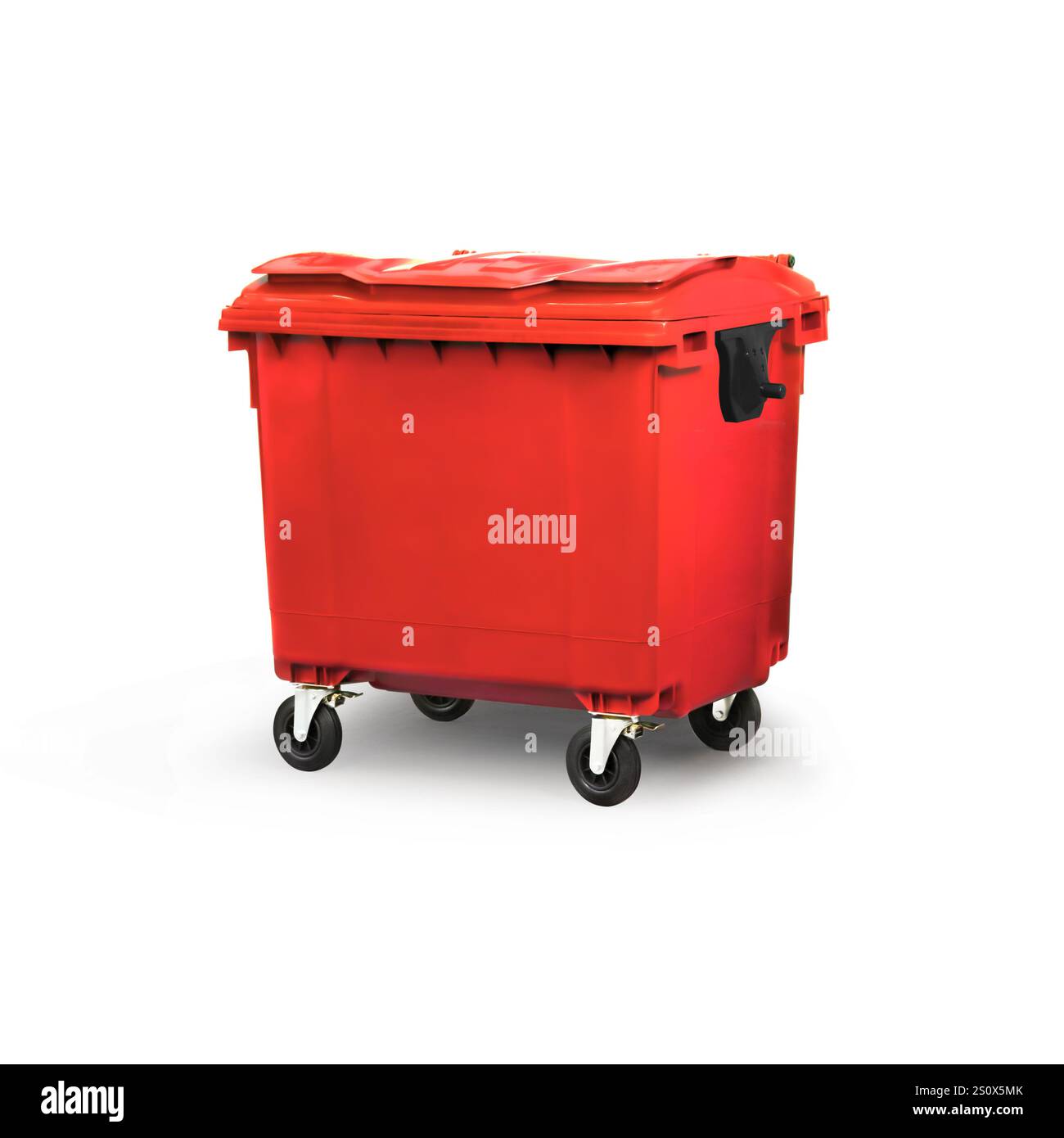 High-Quality Red Industrial Dumpster on Wheels for Efficient Waste ...