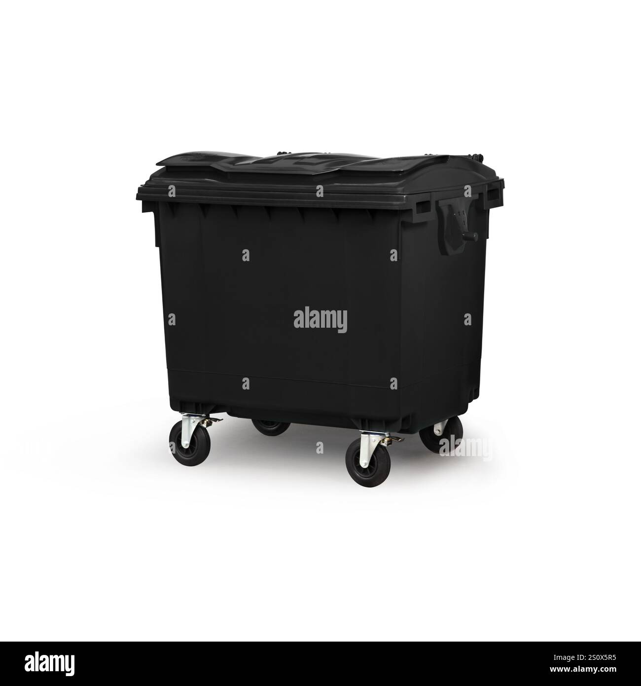 High-Quality Black Industrial Dumpster with Wheels for Efficient Waste ...