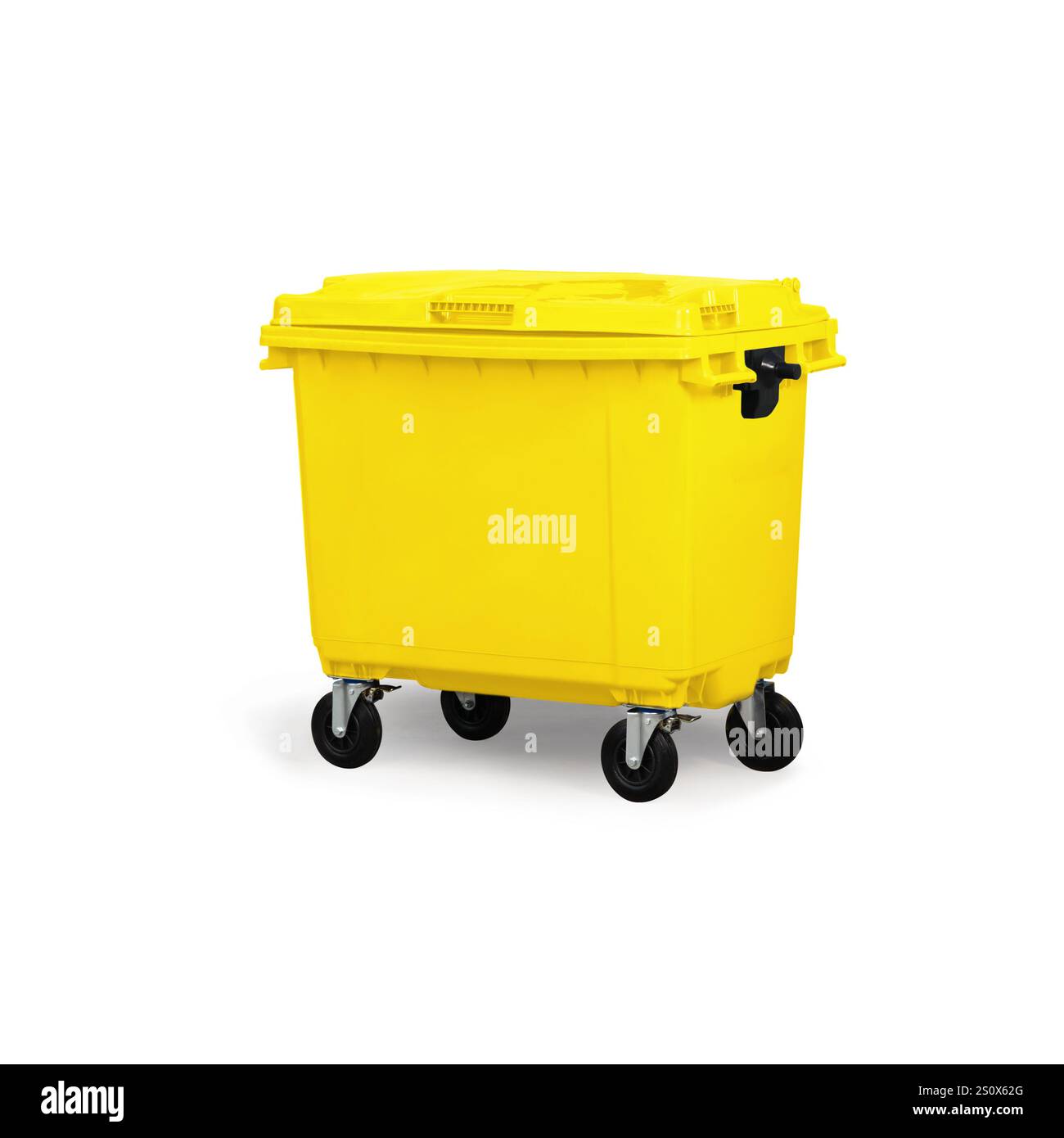 High-Quality Yellow Industrial Dumpster on Wheels for Efficient Waste ...