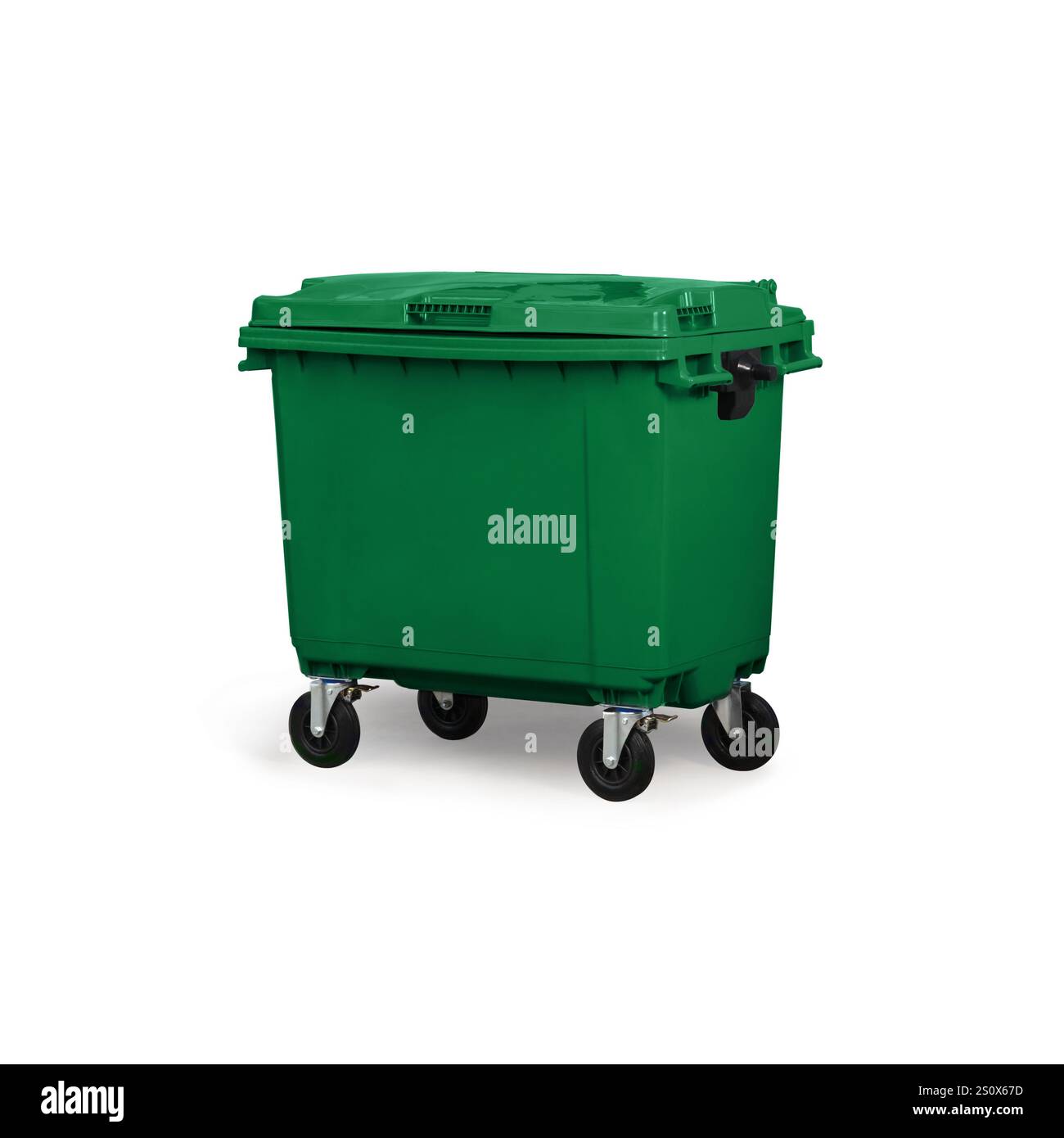 High-Quality Green Color Industrial Dumpster on Wheels for Efficient ...