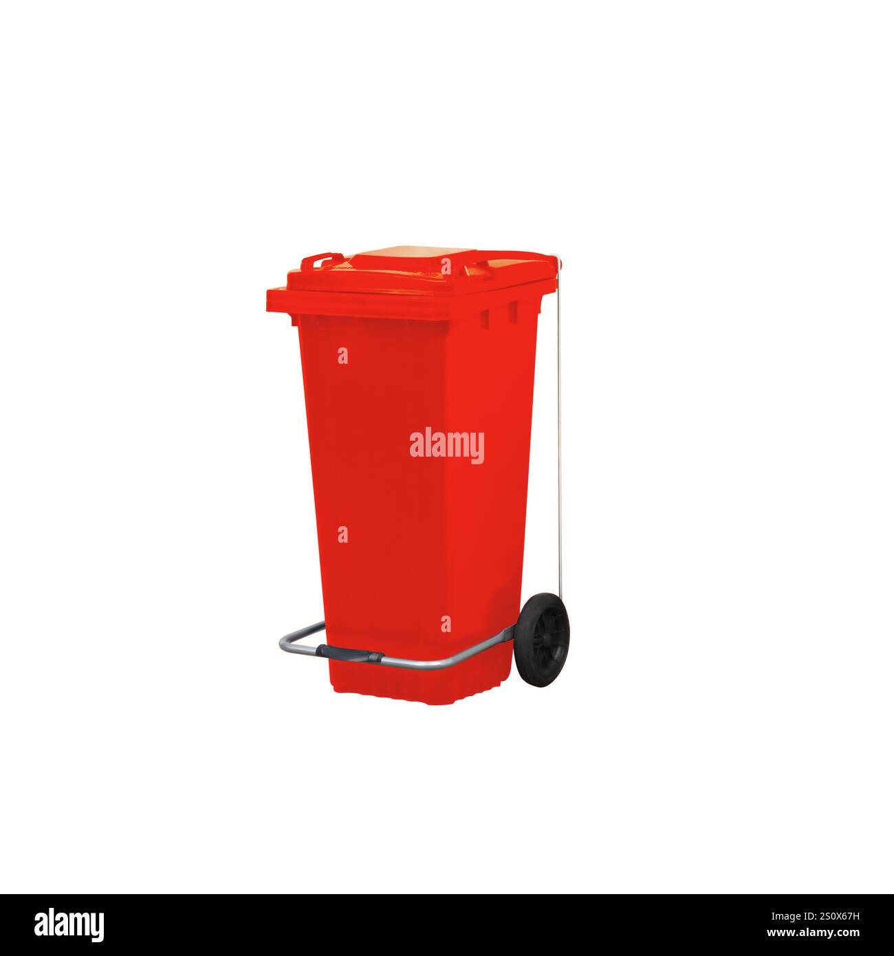 High-Quality Red Industrial Dumpster on Wheels for Efficient Waste ...