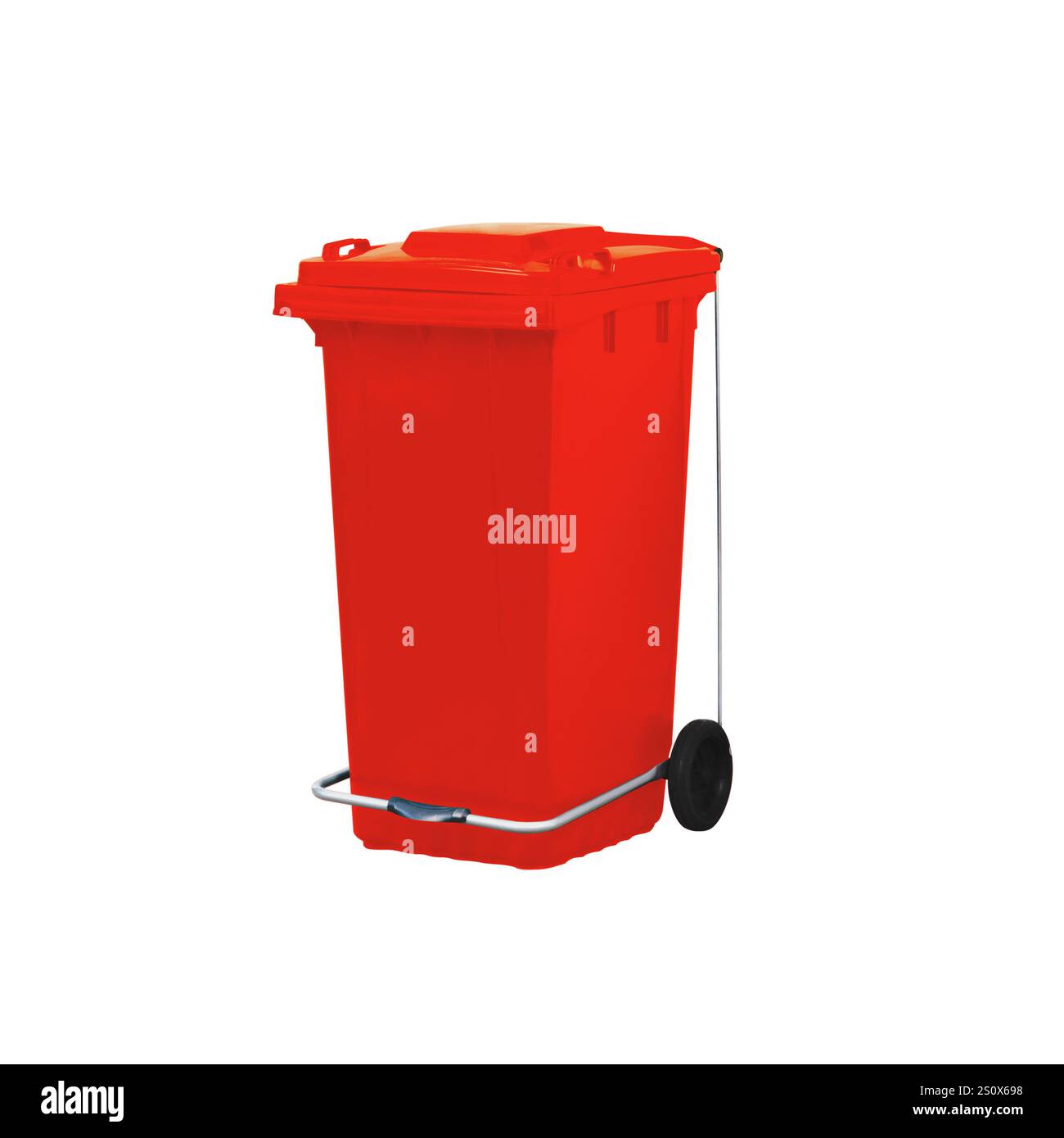 High-Quality Red Industrial Dumpster on Wheels for Efficient Waste ...