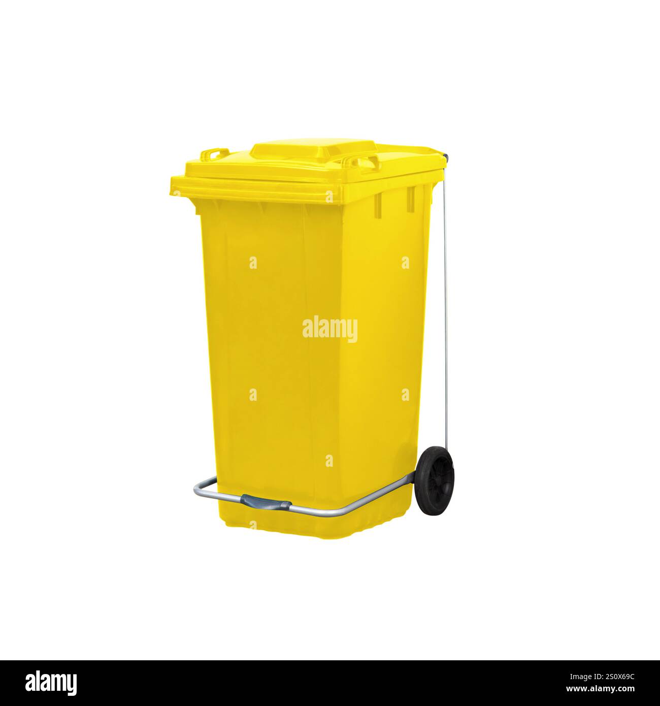 High-Quality Yellow Industrial Dumpster on Wheels for Efficient Waste ...
