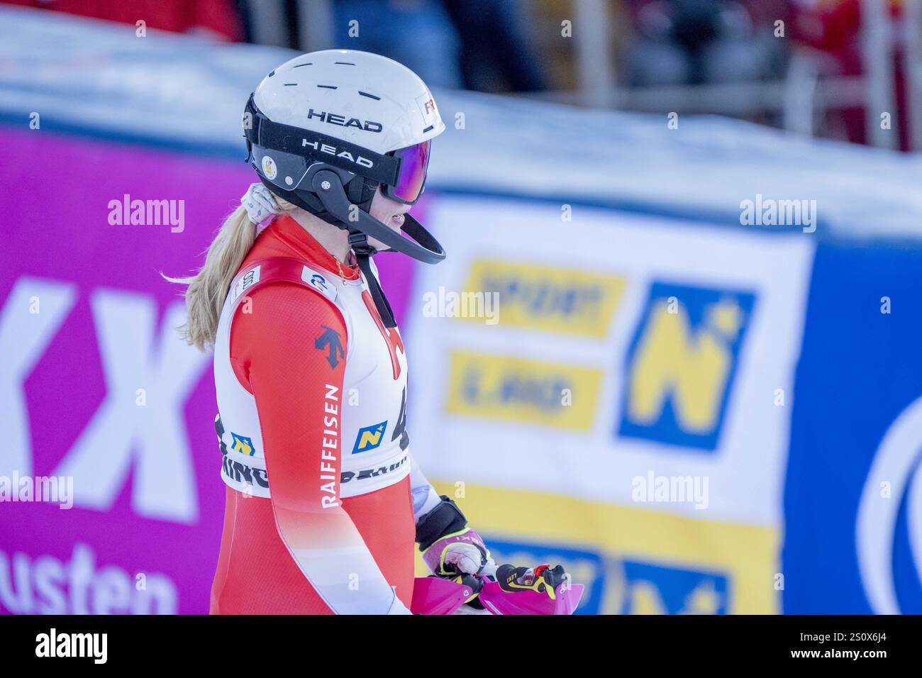 SEMMERING, AUSTRIA - DECEMBER 29: Janine Maechler of Switzerland during ...