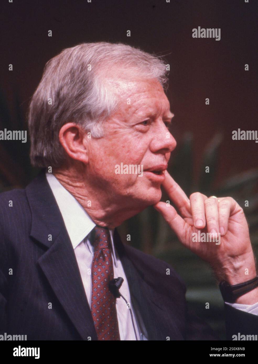 College Station Texas USA, November 1986: Former U.S. President JIMMY ...