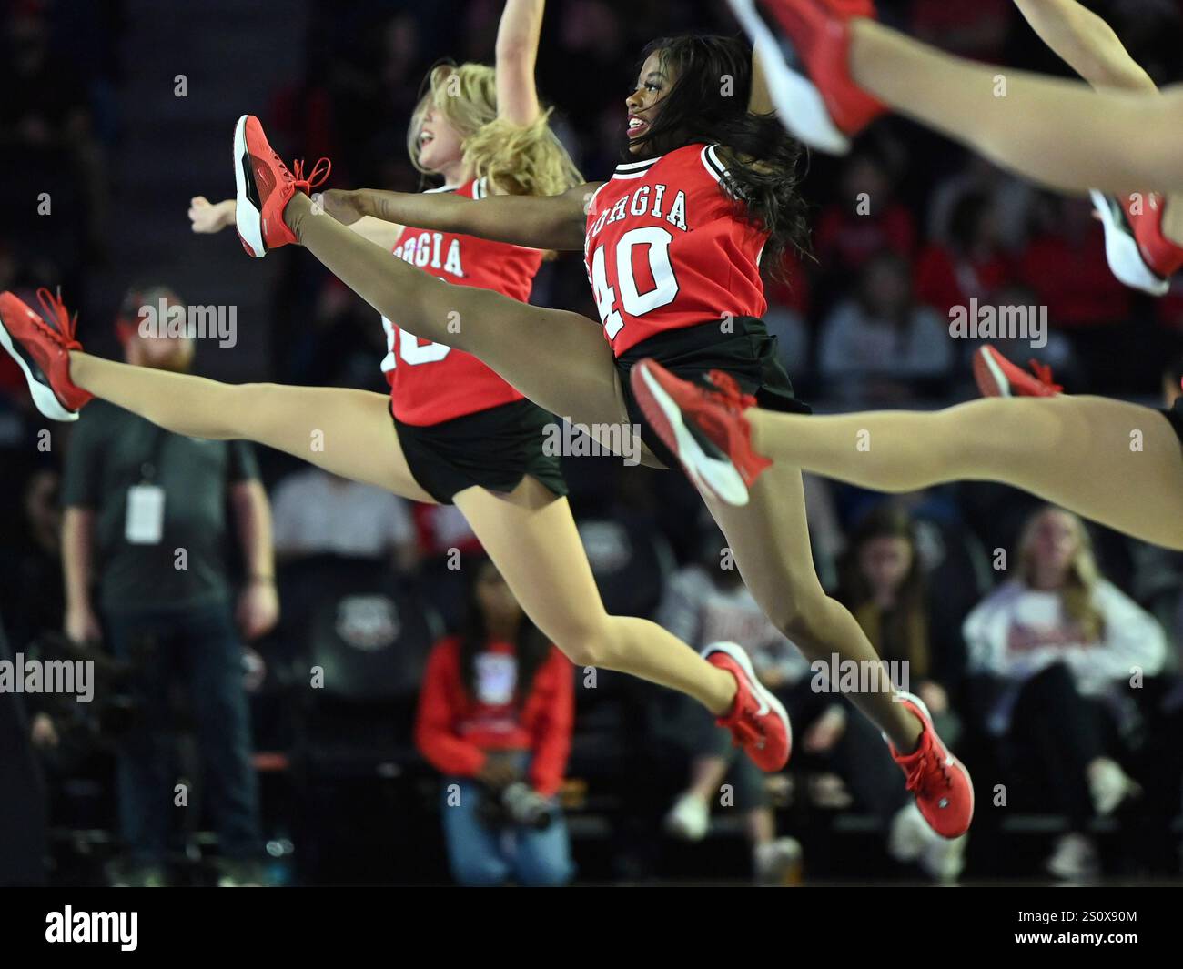 ATHENS, GA - DECEMBER 29: Members of the Georgia Bulldogs Dance Dawgs ...