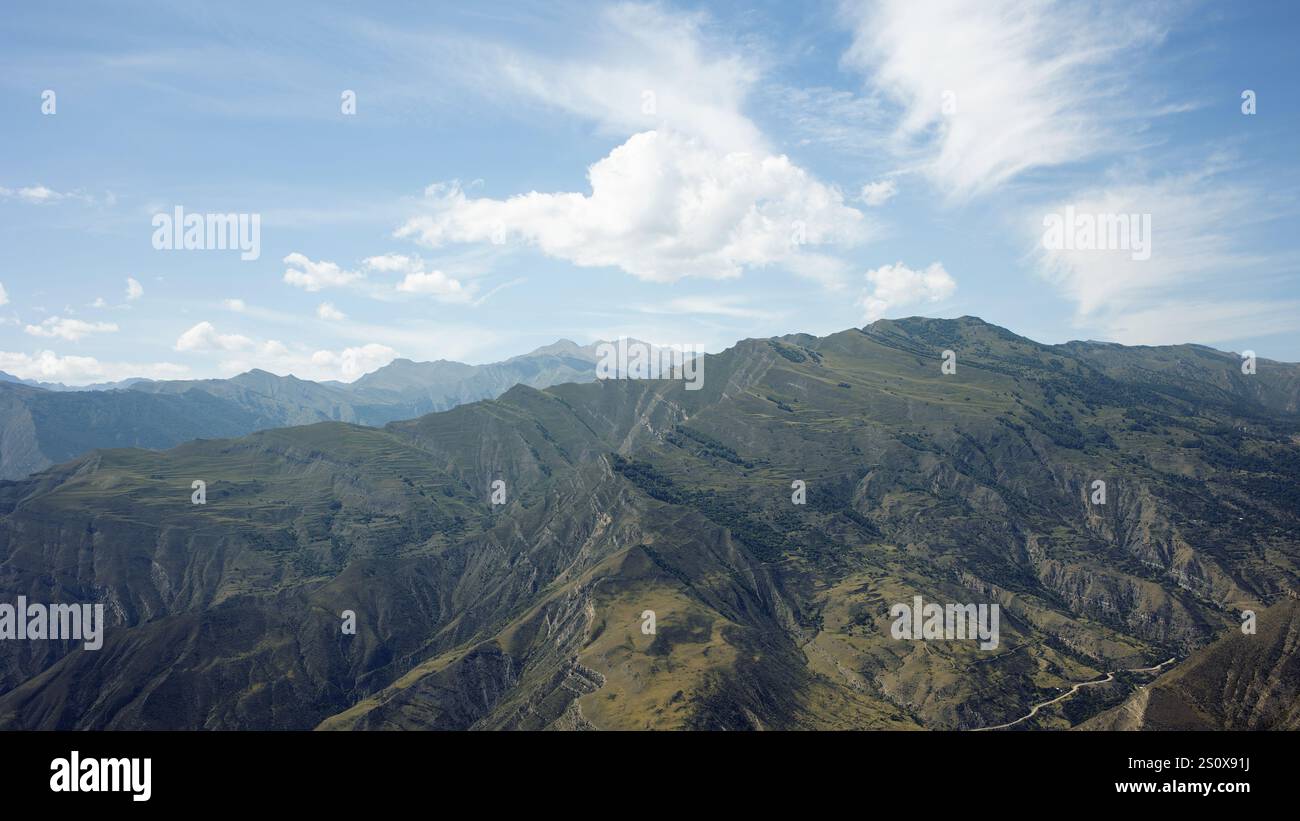 Fantastic mountain nature, canyons and meadows. nature of the Caucasus ...