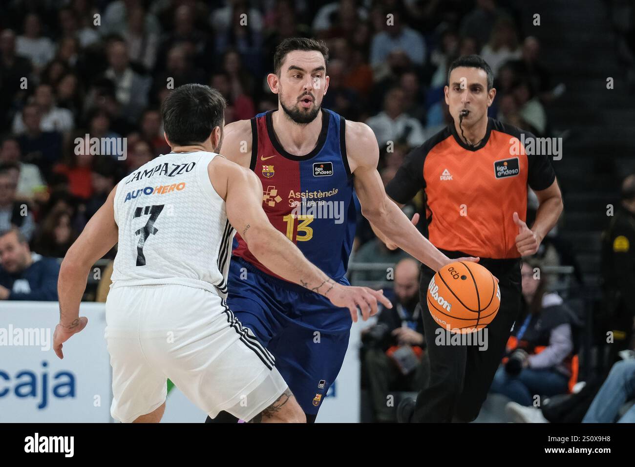 Tomas Satoransky of Baca during Liga ACB basketball match Real Madrid ...