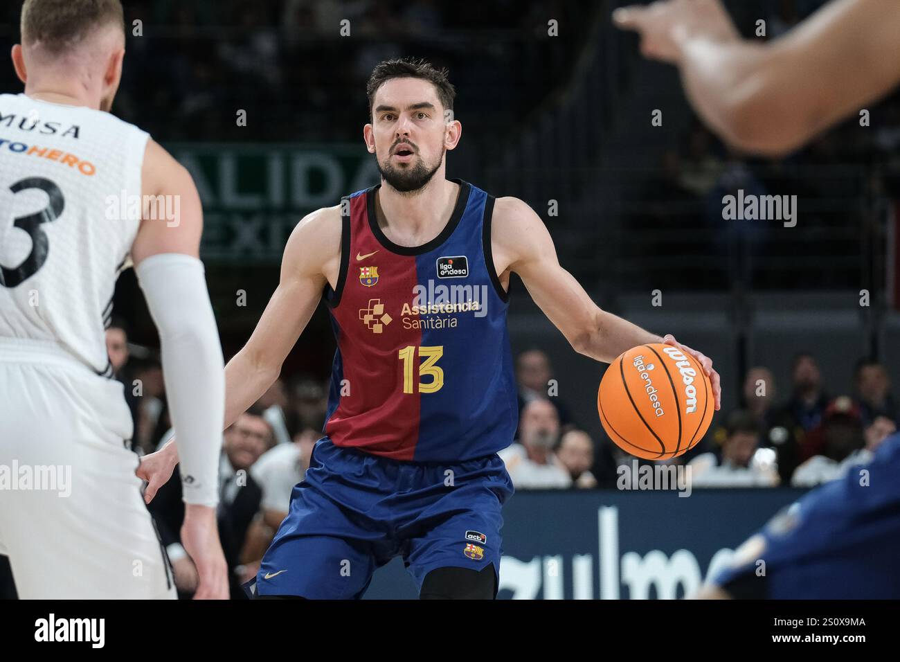 Tomas Satoransky of Baca during Liga ACB basketball match Real Madrid ...