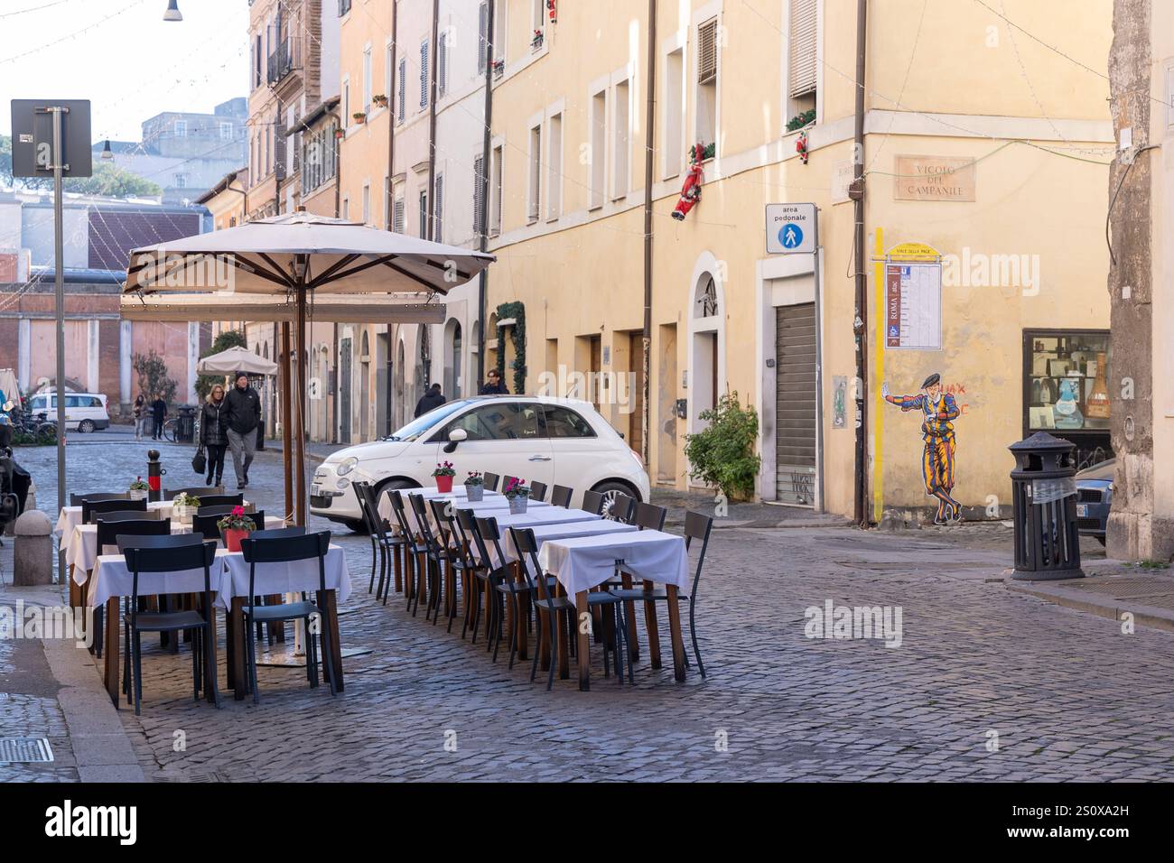 Rome, Italy. 29th Dec, 2024. View of the new mural made by Maupal ...