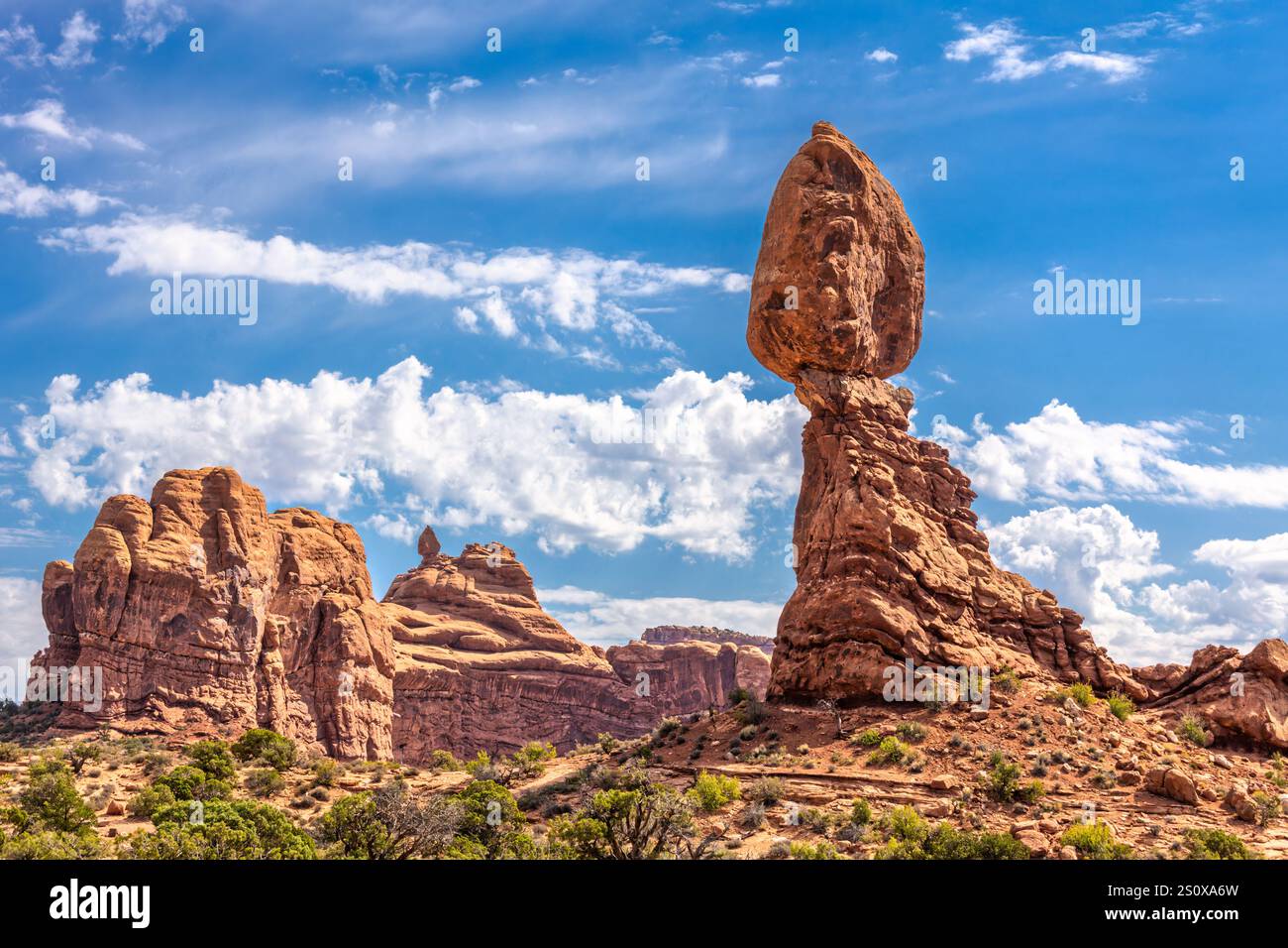 The Windows in Arches National Park, Utah Stock Photo - Alamy