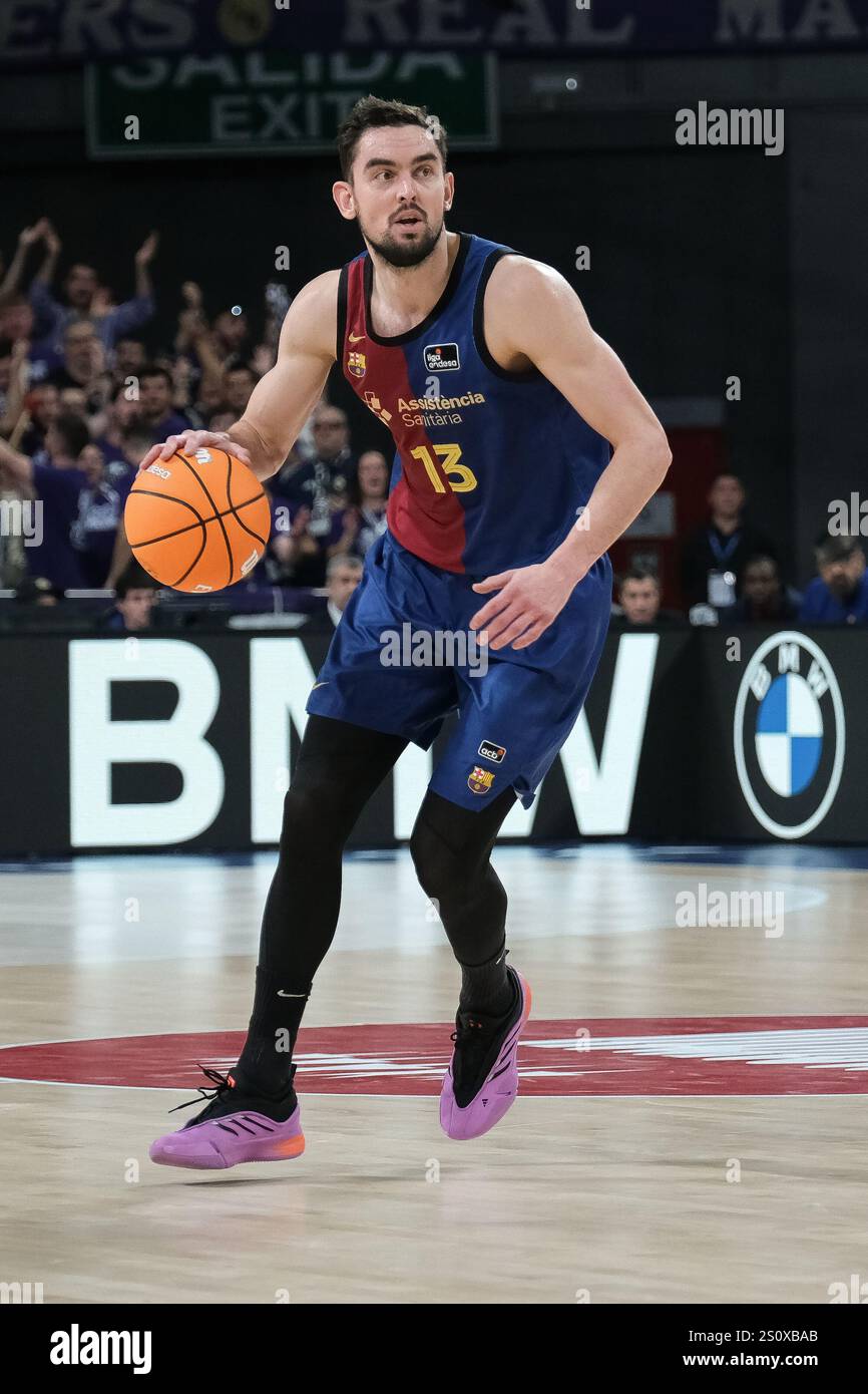 Madrid, Spain. 29th Dec, 2024. Tomas Satoransky of Baca during Liga ACB ...