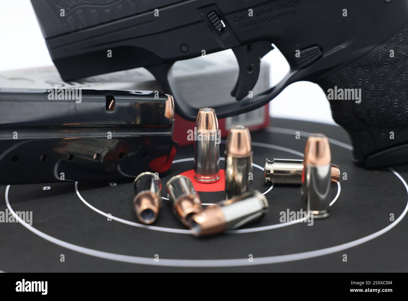 A Walther PPS M2 with hollow point bullets Stock Photo - Alamy