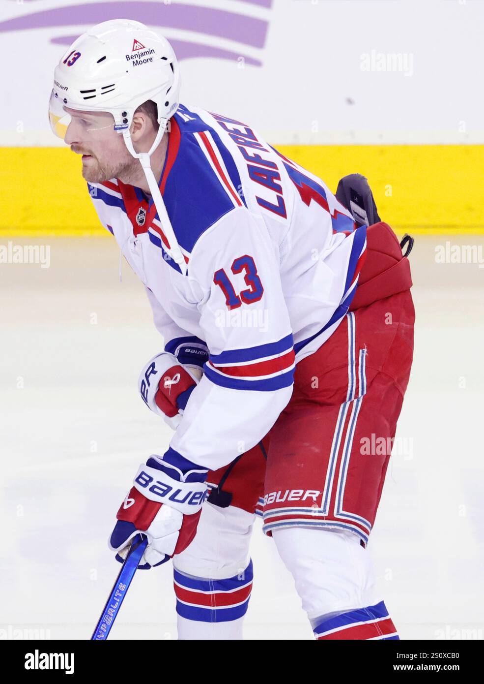 Profile photo on New York Rangers LW Alexis Lafreniere during an NHL ...