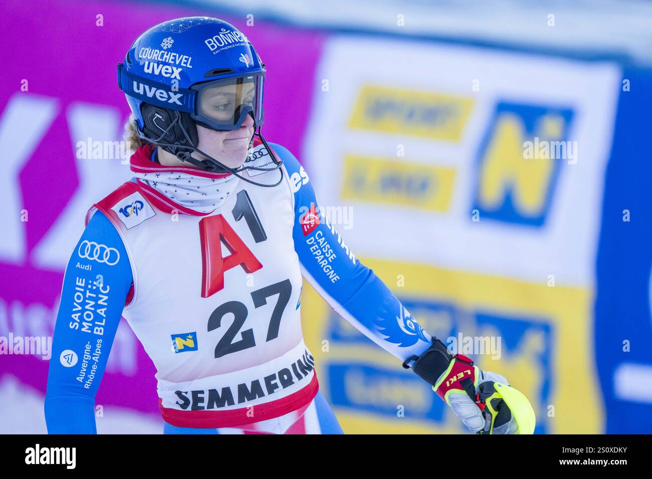 SEMMERING, AUSTRIA - DECEMBER 29: Clarisse Breche of France during Audi ...