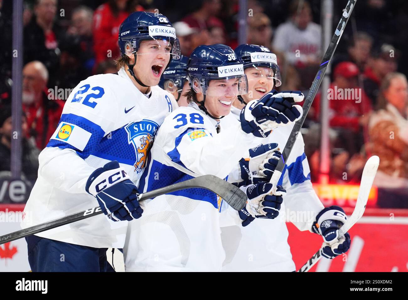 Ottawa, Canada. 29th Dec, 2024. Finland forward Jesse Kiiskinen (38 ...