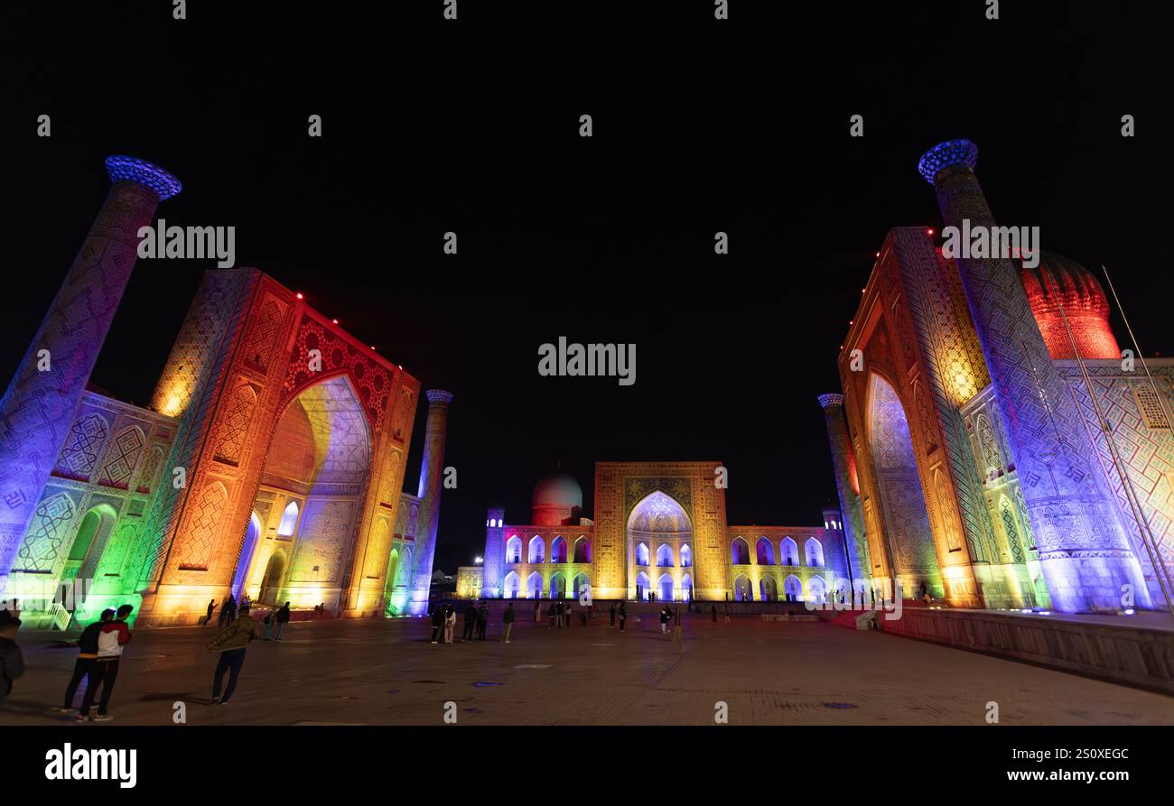 The Registan, it was the heart of the city of Samarkand of the Timurid ...