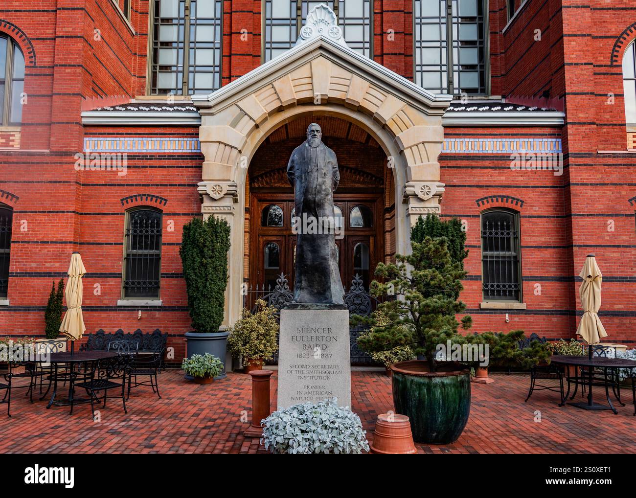 Monument to Spencer Fullerton Baird, Washington DC USA Stock Photo - Alamy