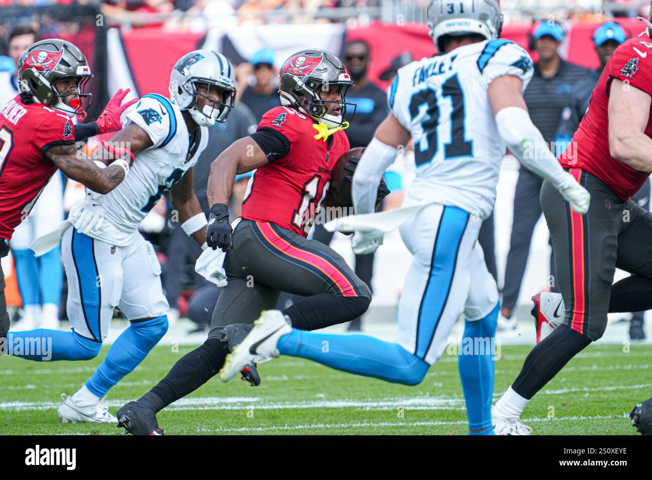 Tampa Bay, Florida, USA, December 29, 2024, Tampa Bay Buccaneers wide ...