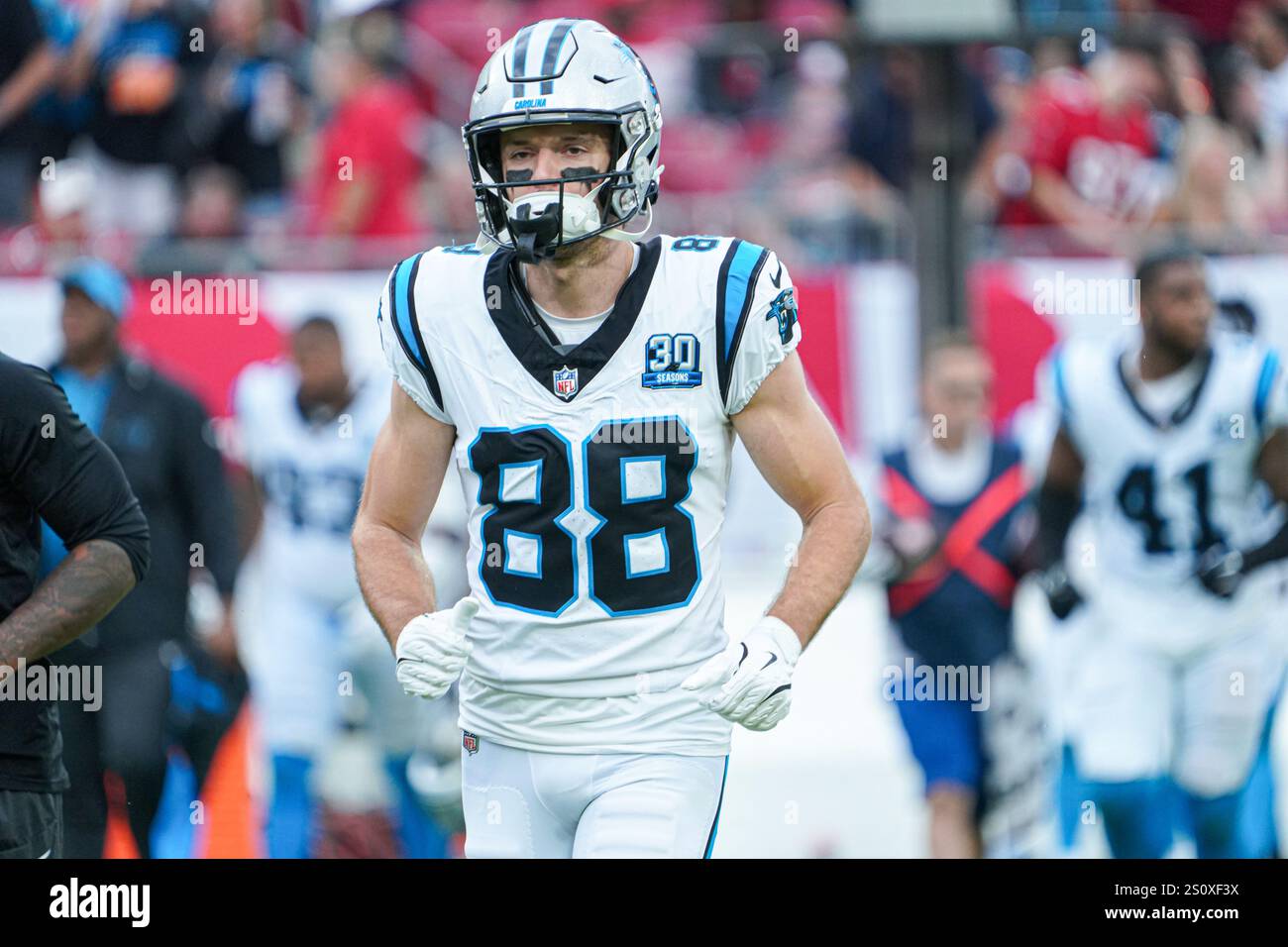 Tampa Bay, Florida, USA, December 29, 2024, Carolina Panthers player ...