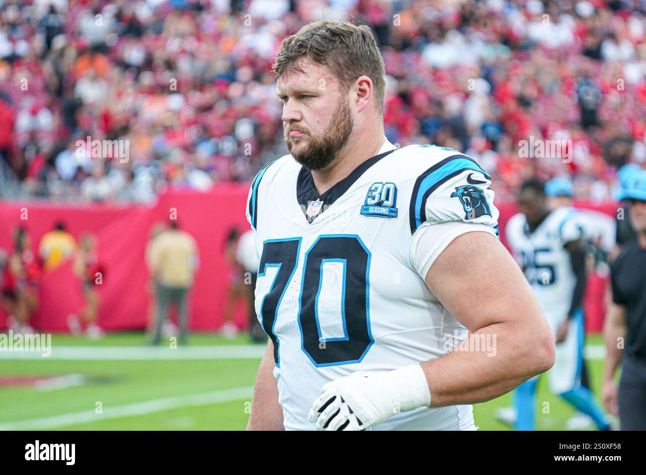 Tampa Bay, Florida, USA, December 29, 2024, Carolina Panthers player ...