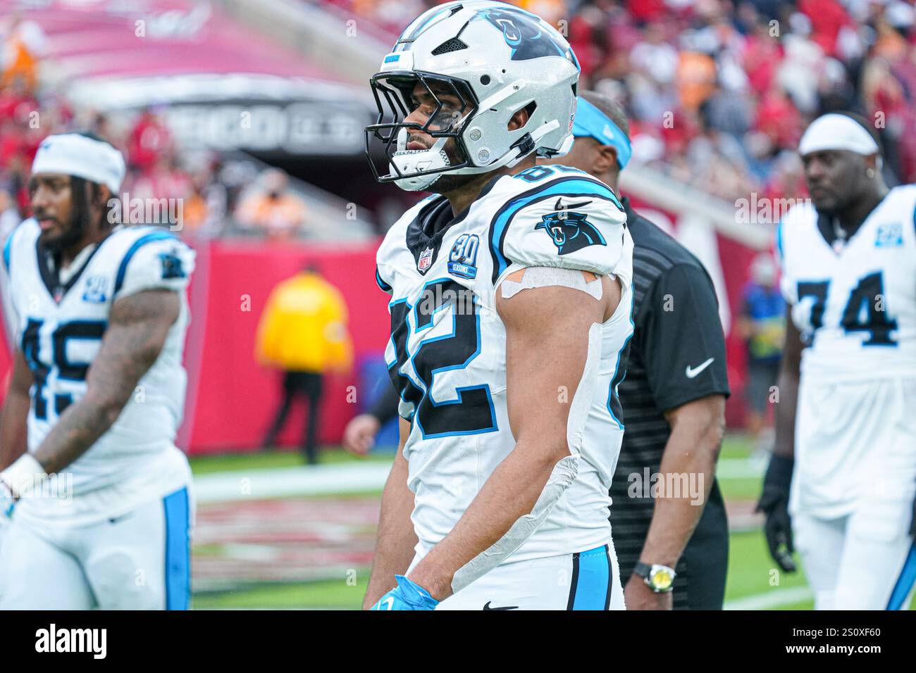 Tampa Bay, Florida, USA, December 29, 2024, Carolina Panthers player ...