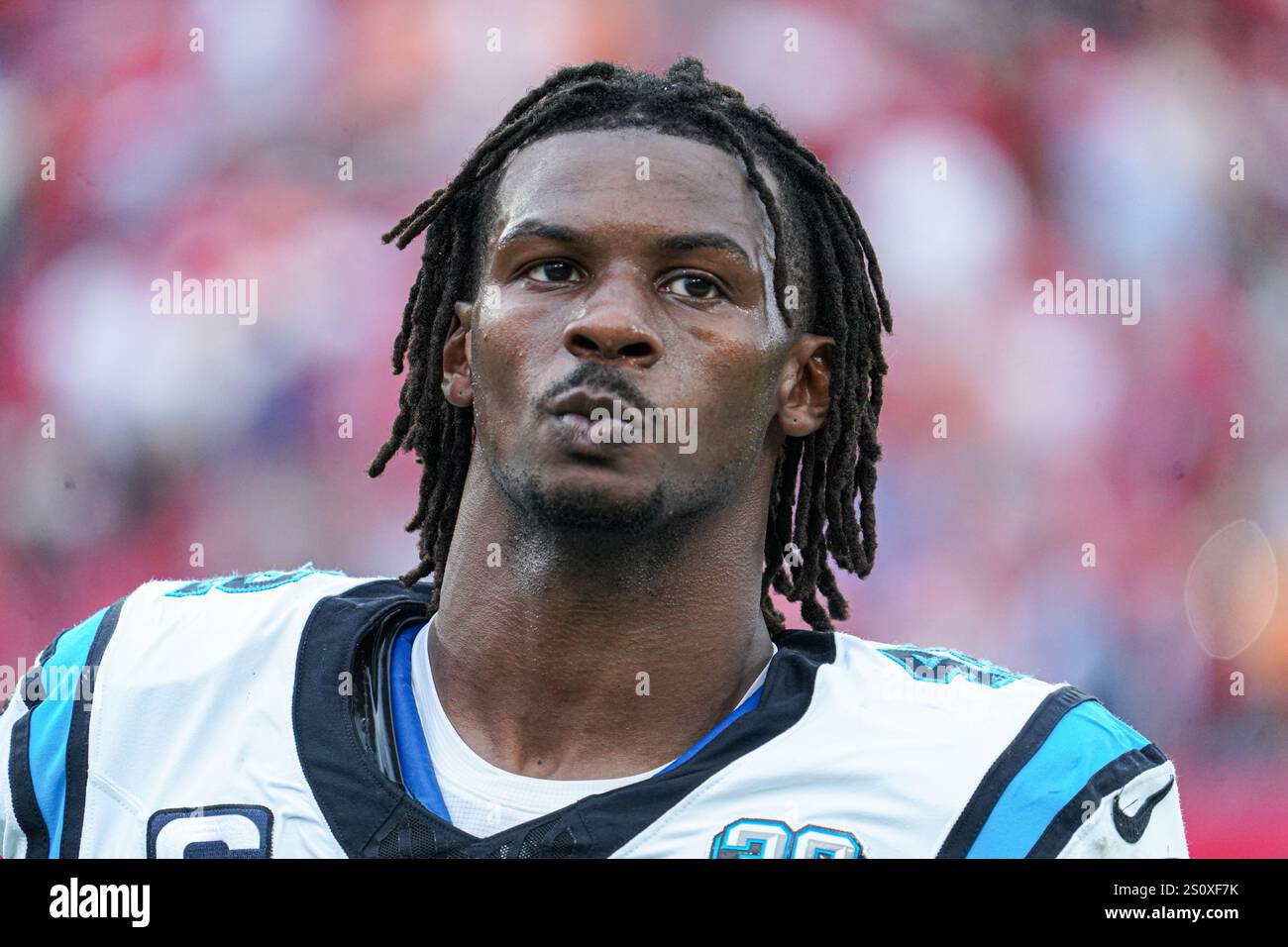 Tampa Bay, Florida, USA, December 29, 2024, Carolina Panthers player ...