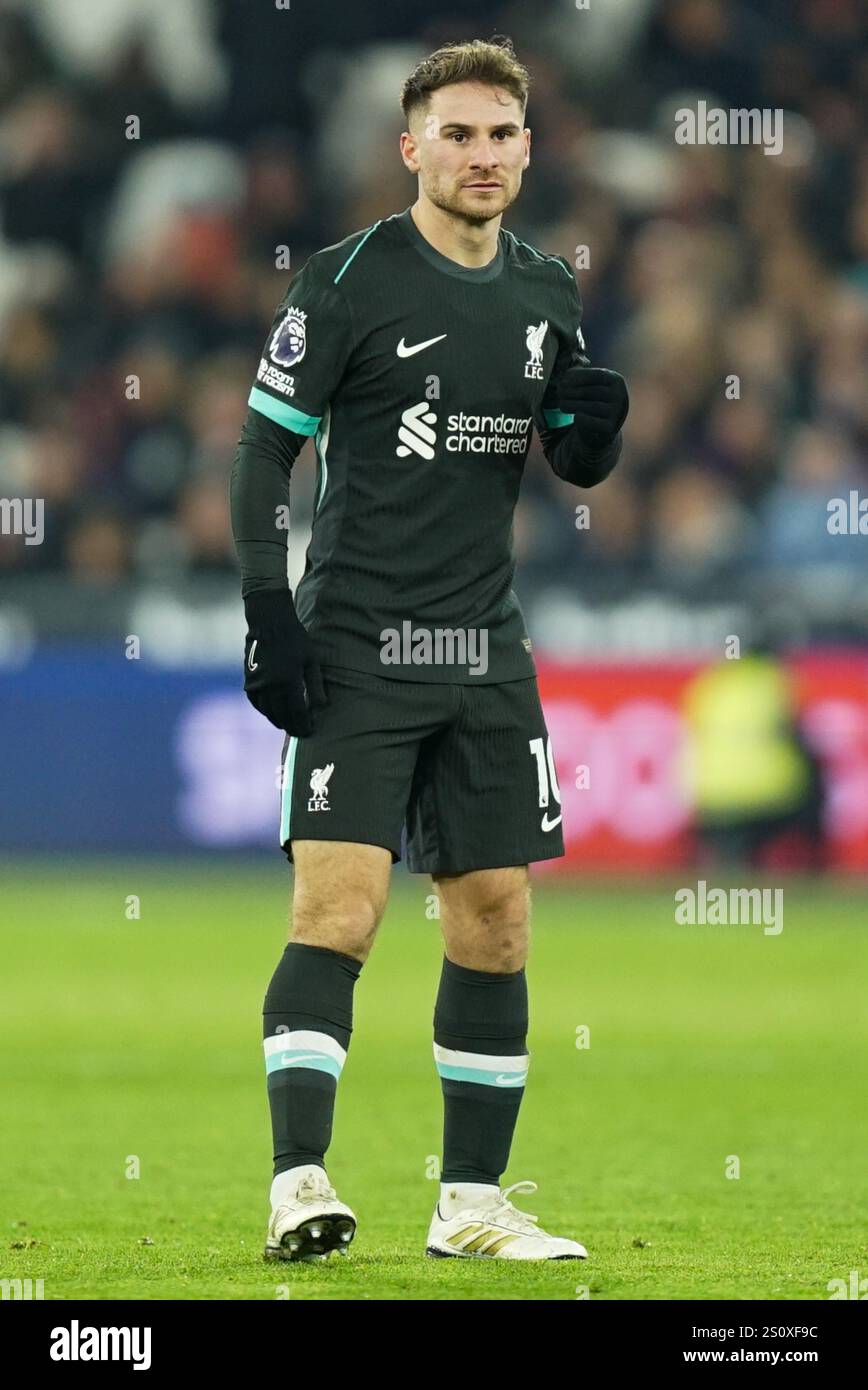 Alexis Mac Allister of Liverpool during the West Ham United FC v ...