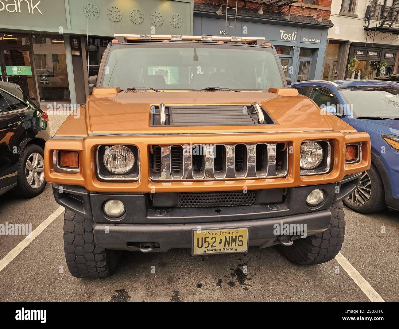 New York City, USA - March 10, 2024: 2006 Hummer H2 sportscar car ...