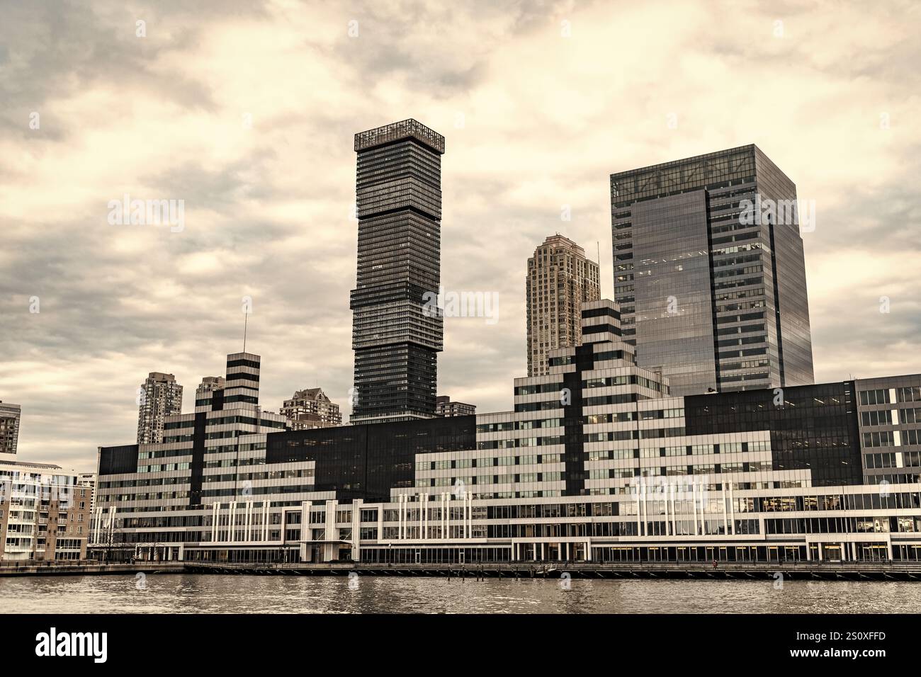 Cityscape skyline. Metropolitan city downtown. Modern city skyscraper ...