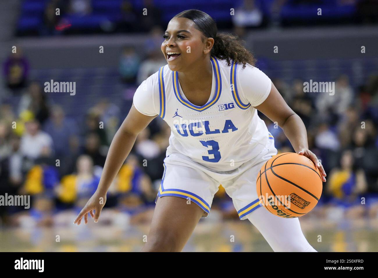 UCLA guard Londynn Jones during the second half of an NCAA college ...