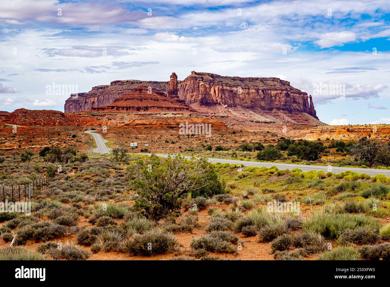 Monument Valley, Valley of the rocks along the Utah–Arizona state line ...
