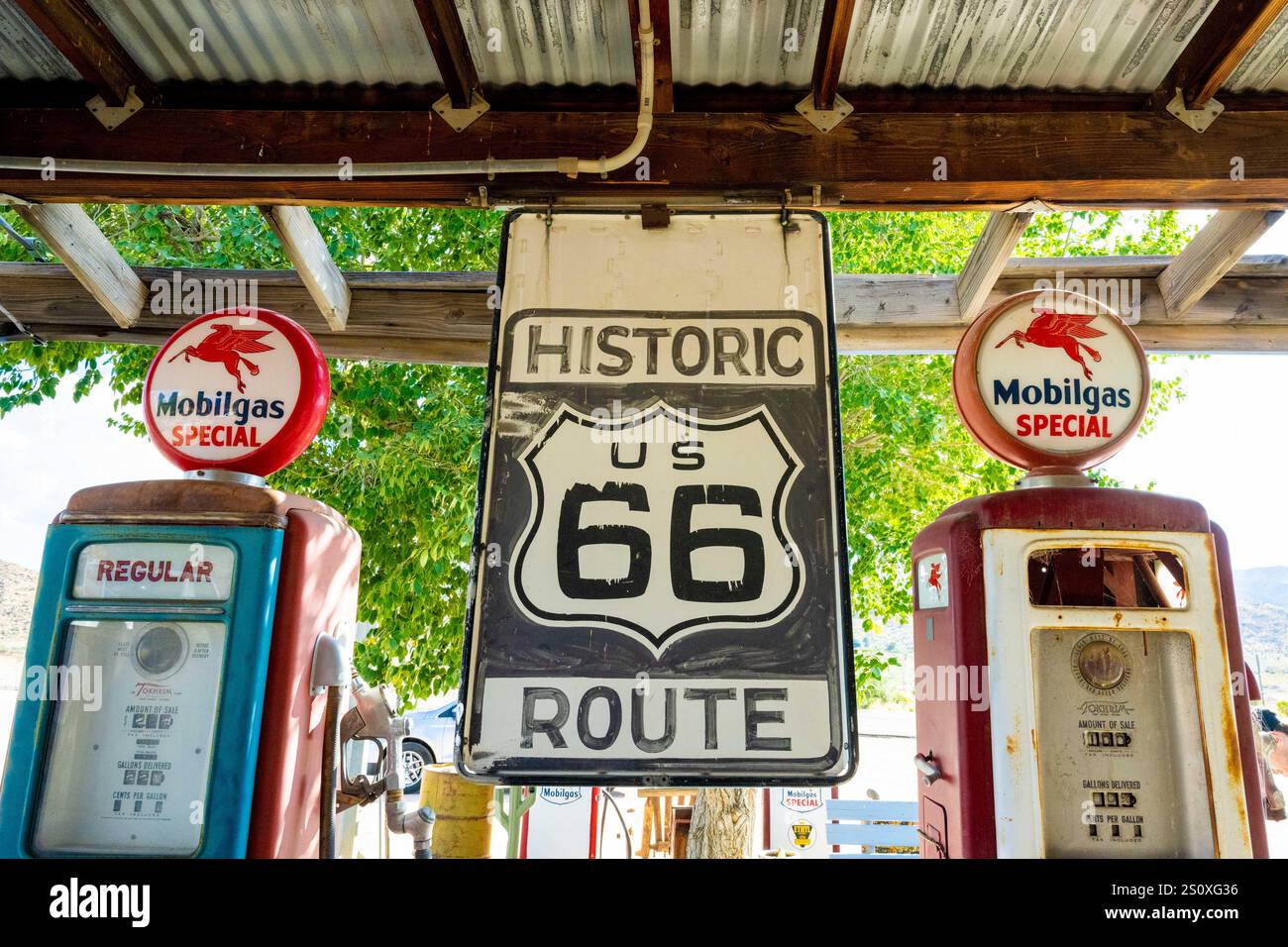 Hackberry, USA. 20th Aug, 2024. Hackberry General Store on Route 66 at ...