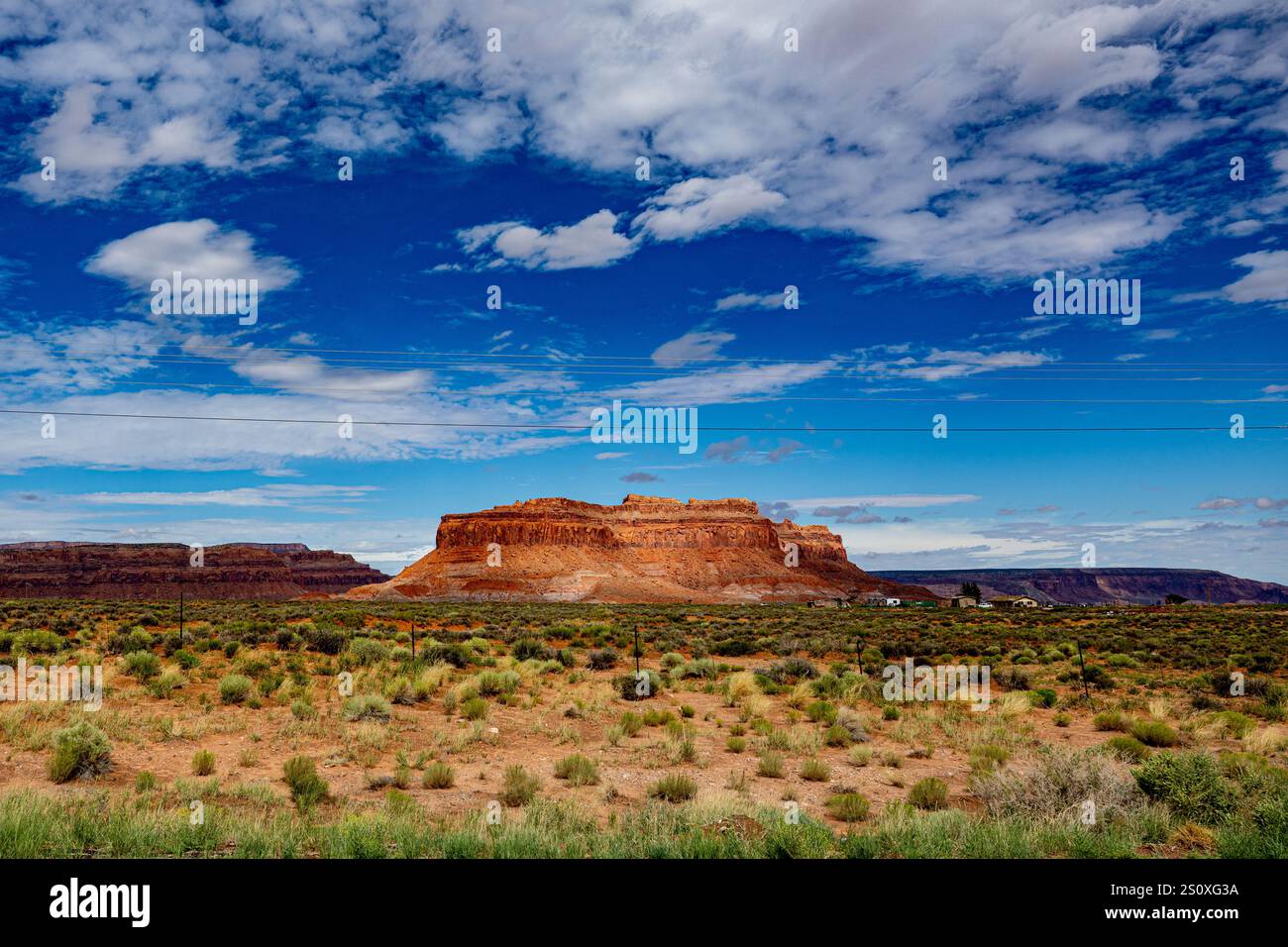 Utah, USA. 22nd Aug, 2024. Monument Valley, Valley of the rocks along ...