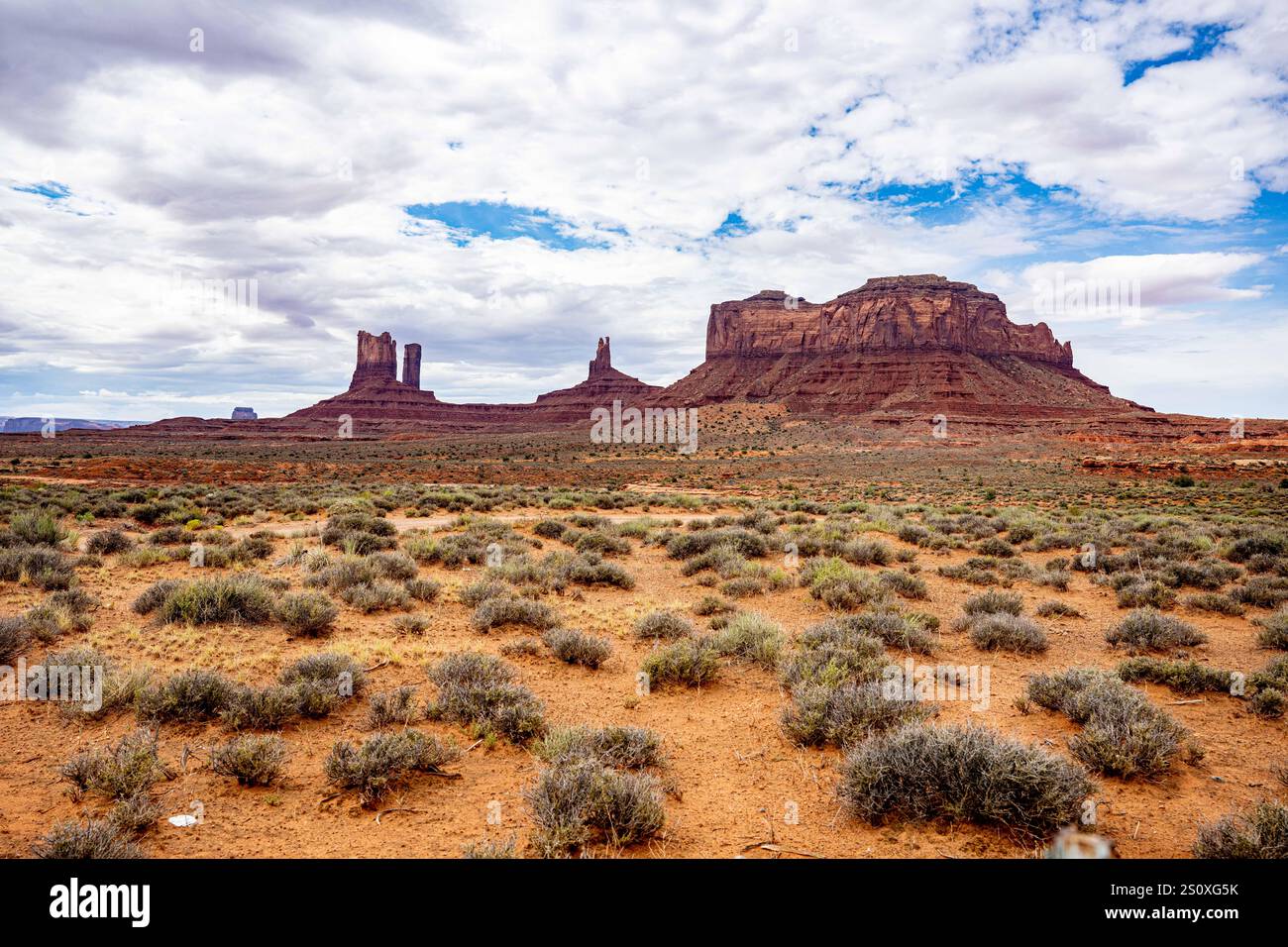 Utah, USA. 22nd Aug, 2024. Monument Valley, Valley of the rocks along ...
