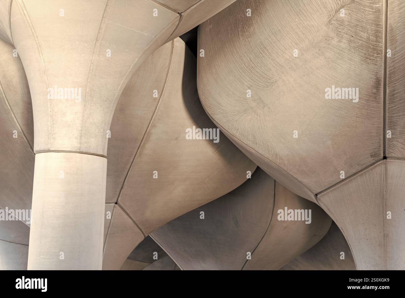 Geometrical Structural Building Geometric Architecture In Modern City Architectural Structure