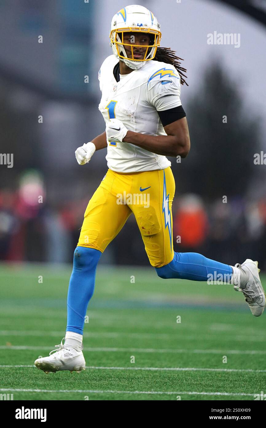 Los Angeles Chargers wide receiver Quentin Johnston (1) during an NFL ...