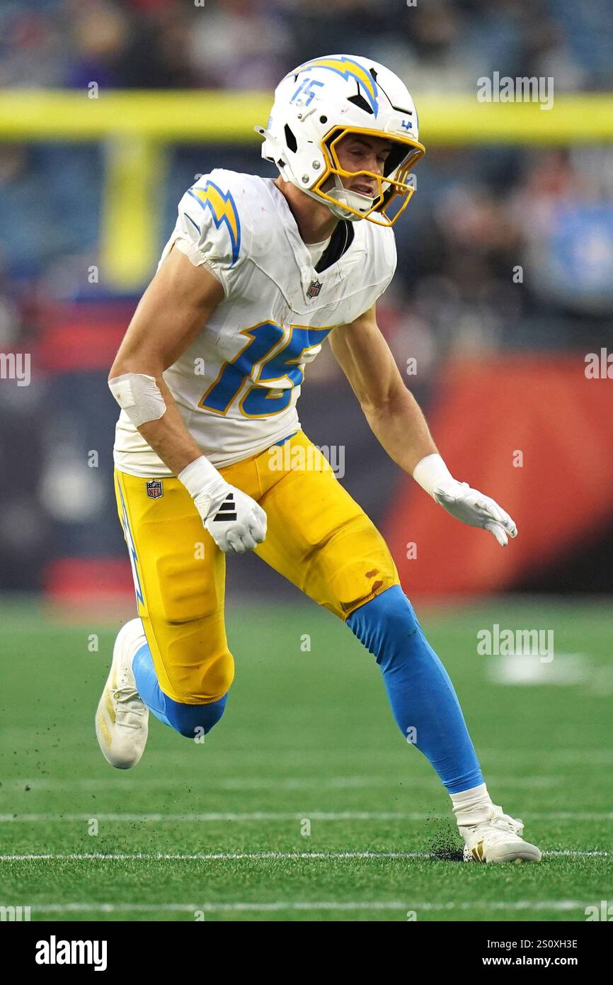 Los Angeles Chargers wide receiver Ladd McConkey (15) during an NFL ...