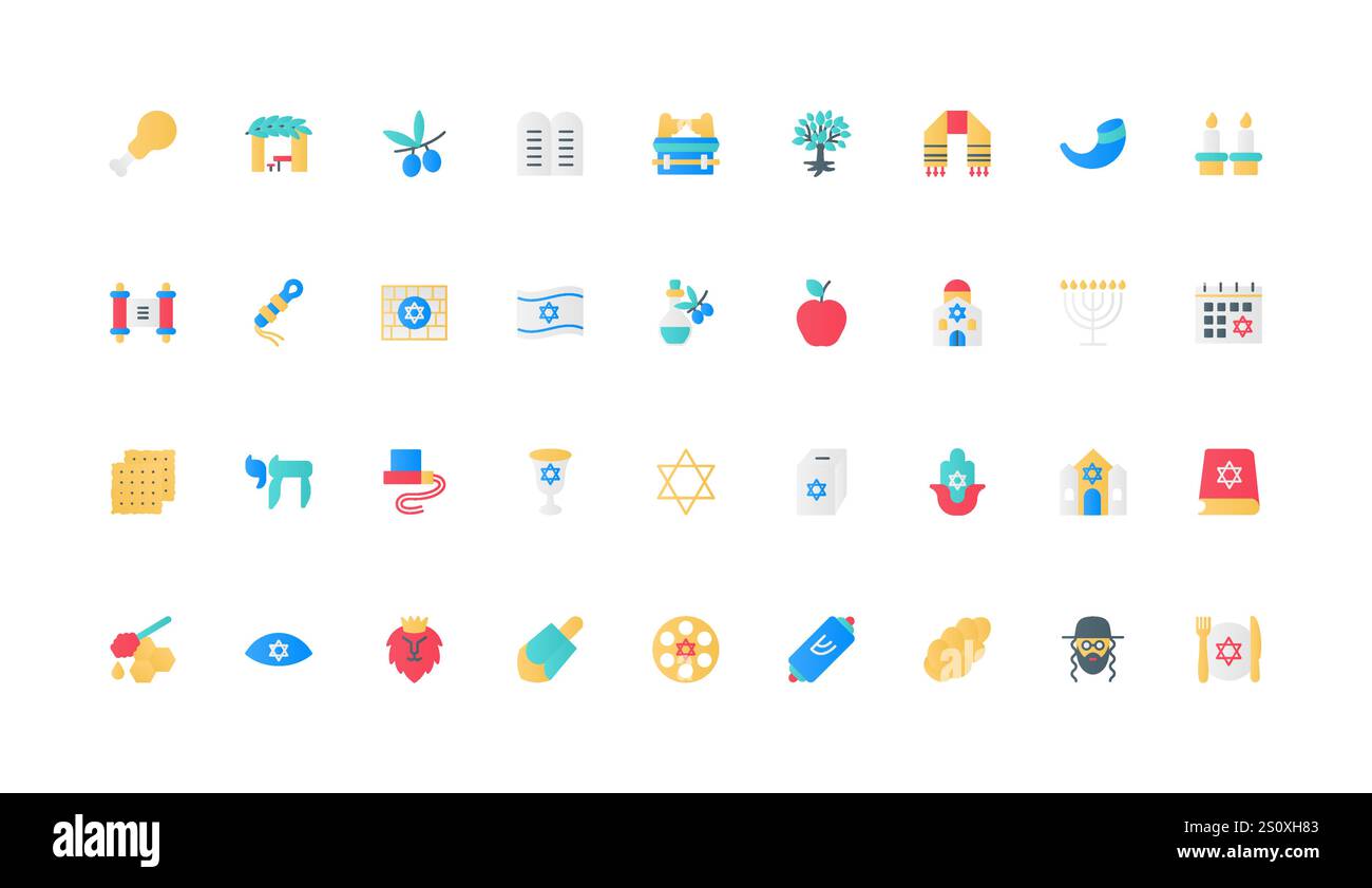 Judaism, Jewish culture, holidays and synagogue, religious objects of ...