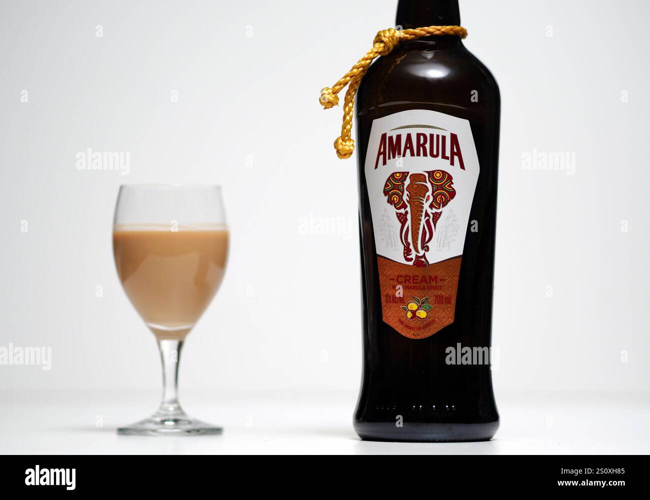 Germany. 29th Dec, 2024. In this photo illustration, an Amarula Cream ...